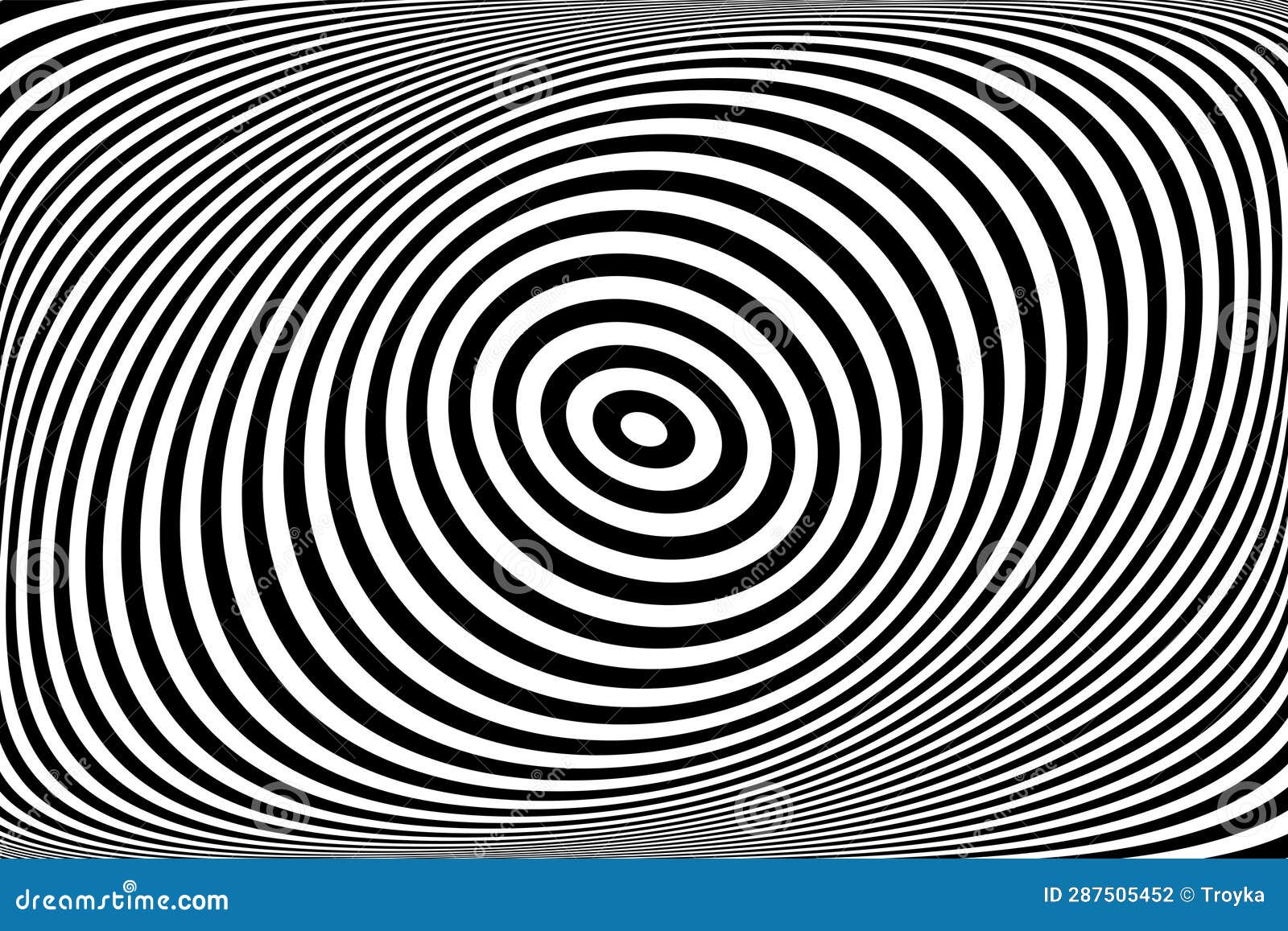 Twisting Whirl Motion and 3D Illusion in Abstract Op Art Striped Lines ...