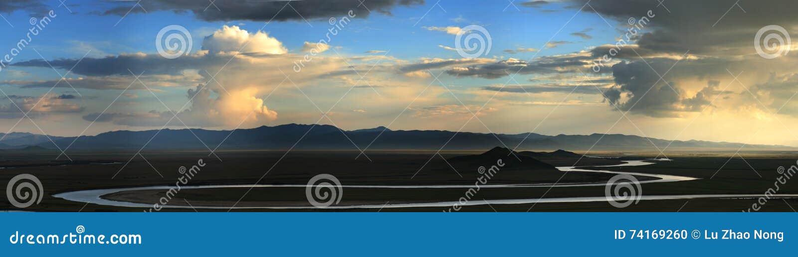 The Twists and Turns of the River Stock Photo - Image of western ...