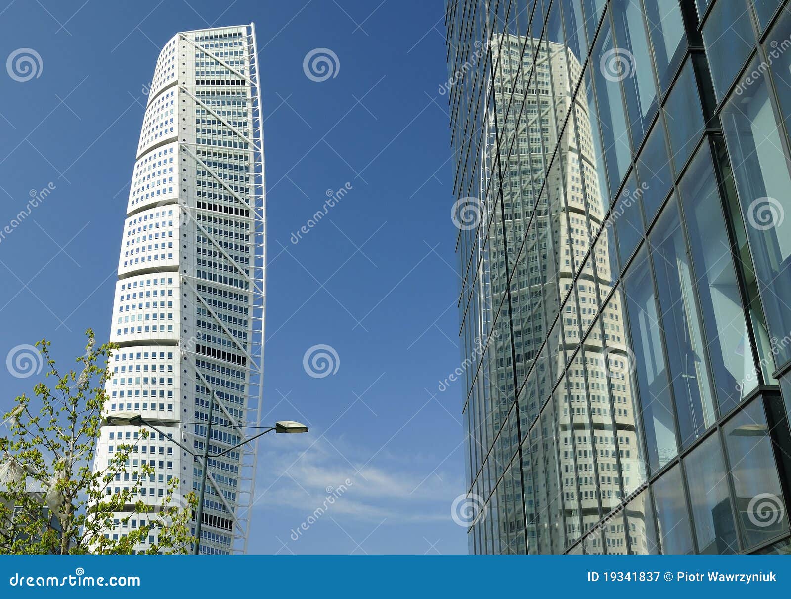 Twisty modern tower editorial photography. Image of expensive - 19341837