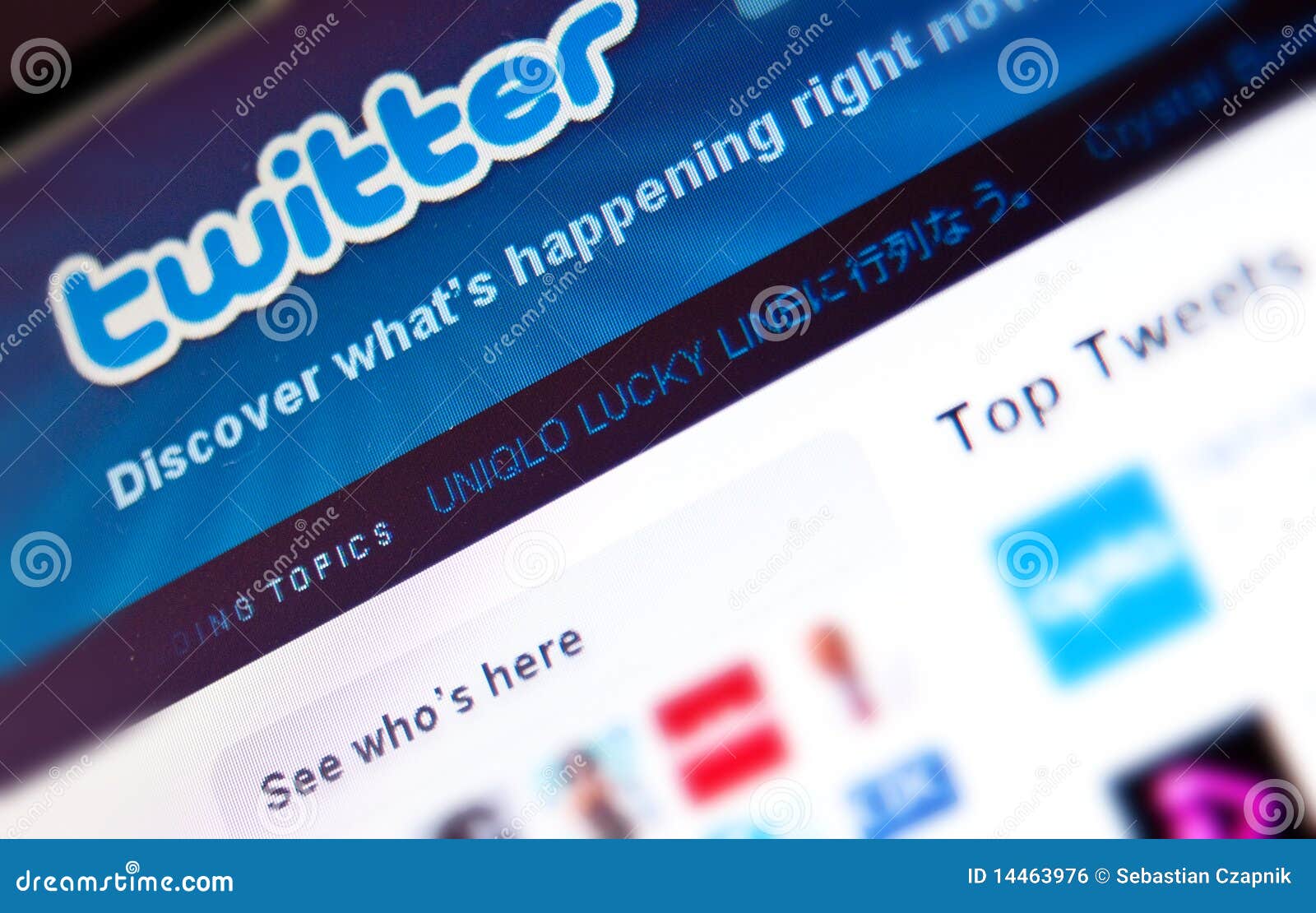 Twitter editorial photo. Image of tweeting, marketing - 14463976