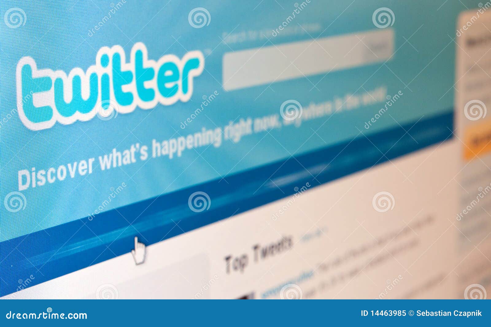 Twitter editorial image. Image of internet, computer - 14463985