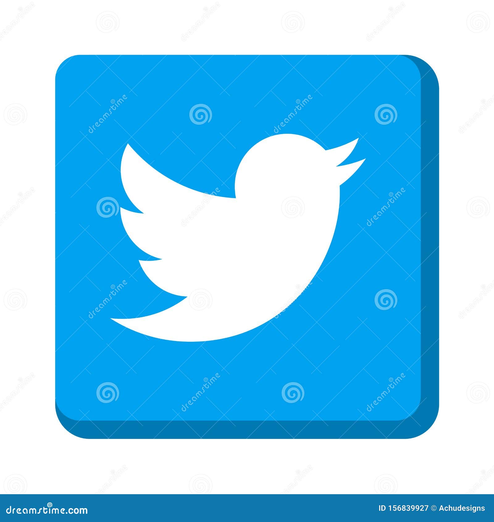 Twitter icon editorial photography. Illustration of application - 156839927