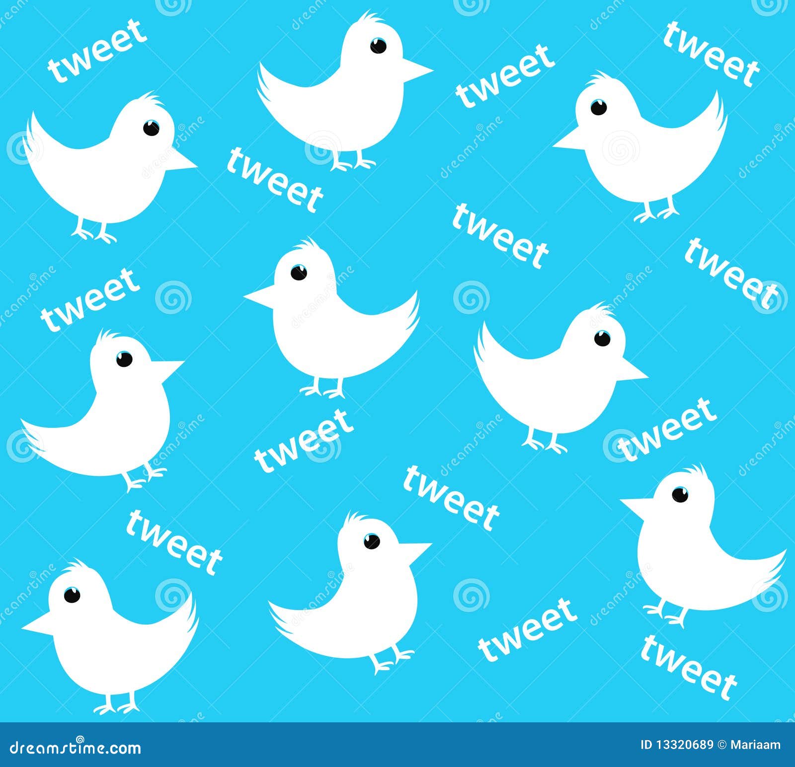 Twitter background stock vector. Image of twitter, internet - 13320689