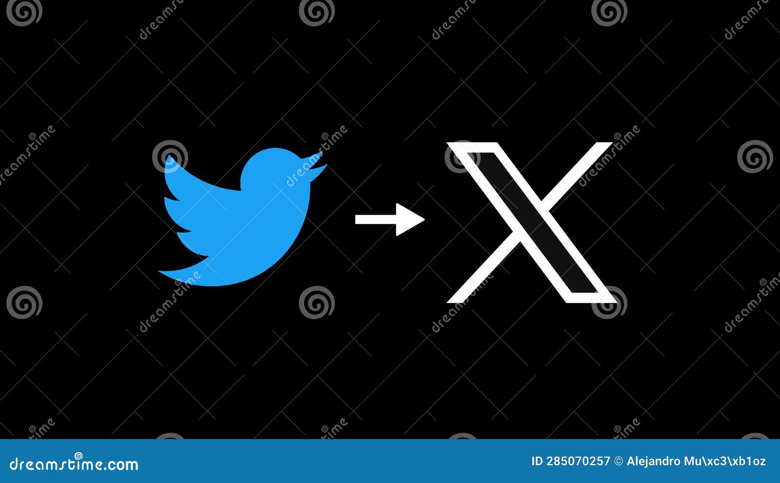 Twitter Changed the Logo of the Application with X. Editorial ...