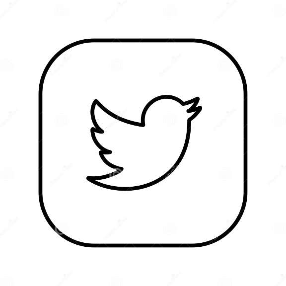 Twitter Icon editorial photo. Illustration of graphic - 257538661
