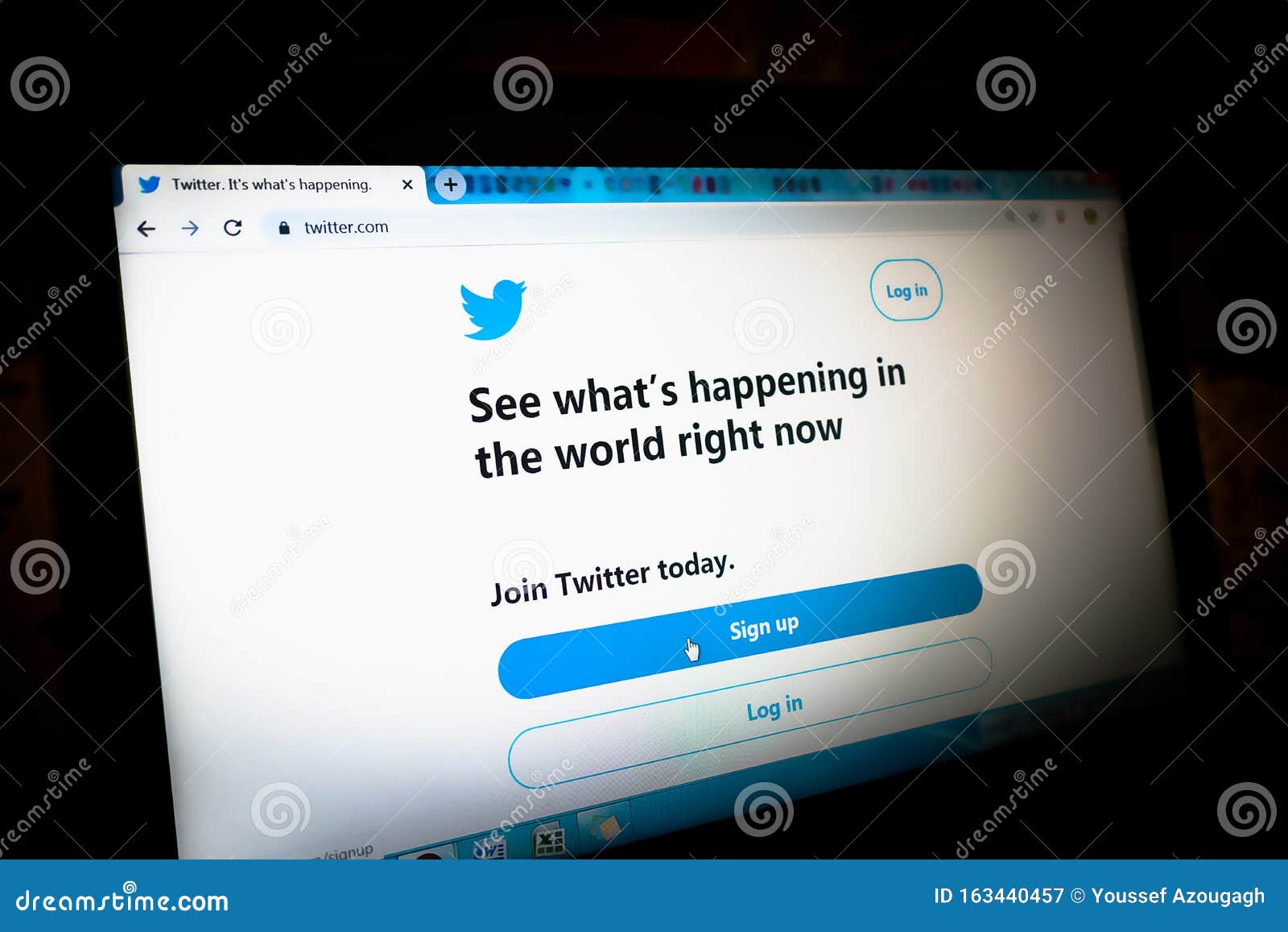 Twitter editorial photography. Image of brand, famous - 163440457