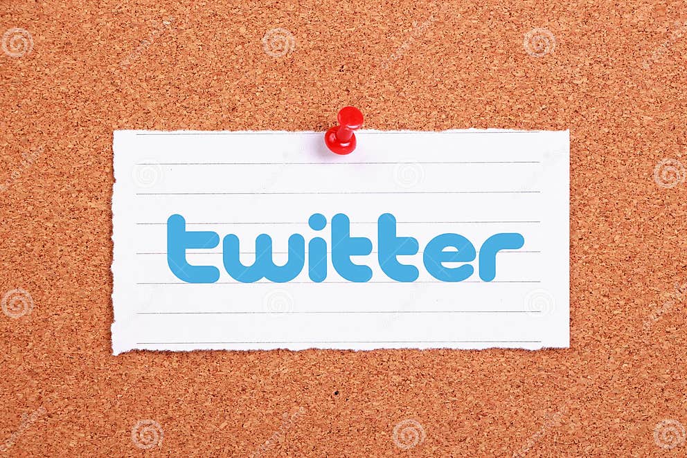 Twitter editorial stock image. Image of logo, social - 45776059