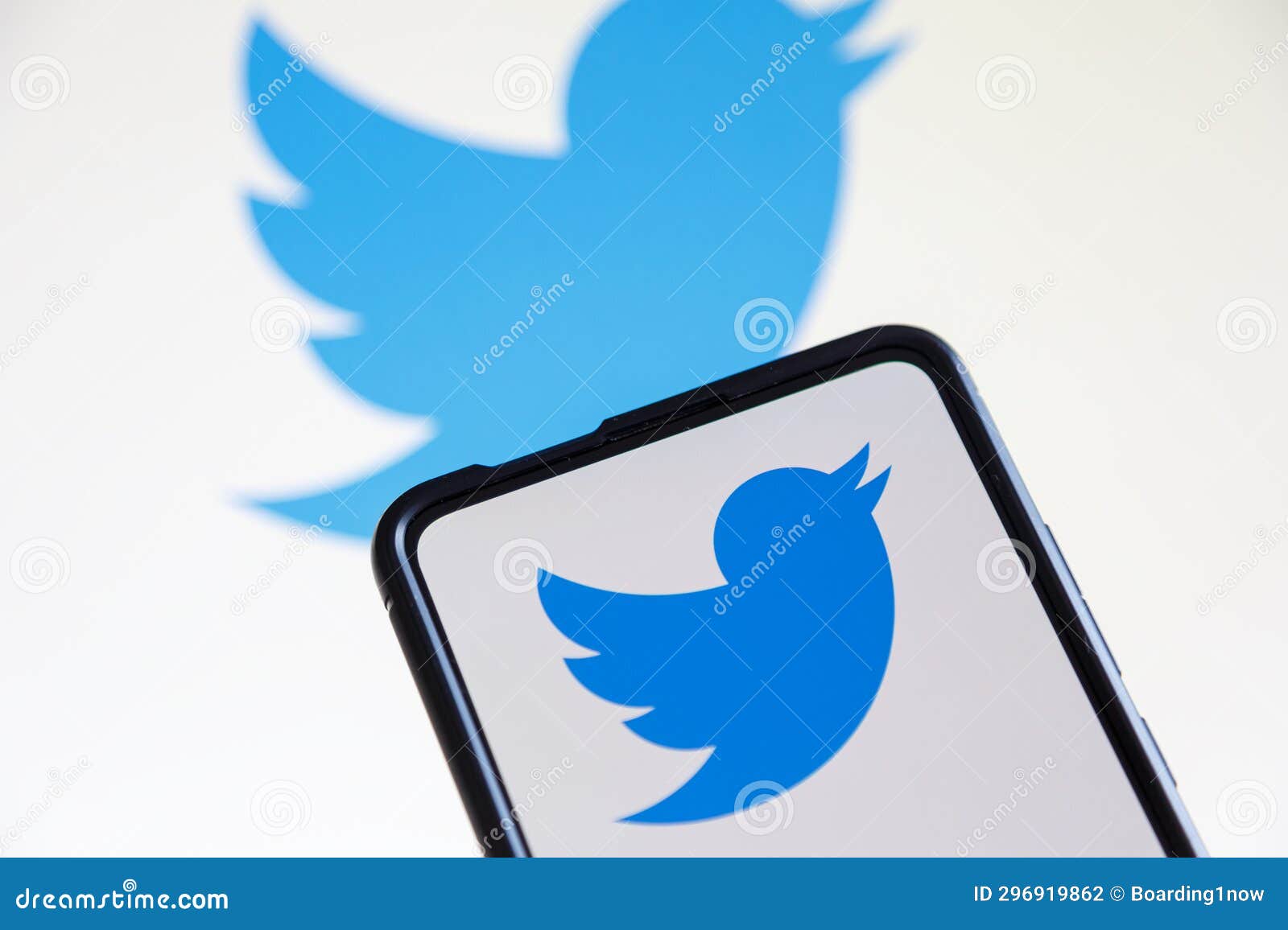 Twitter Logo Social Media on a Mobile Phone and Computer Screen ...