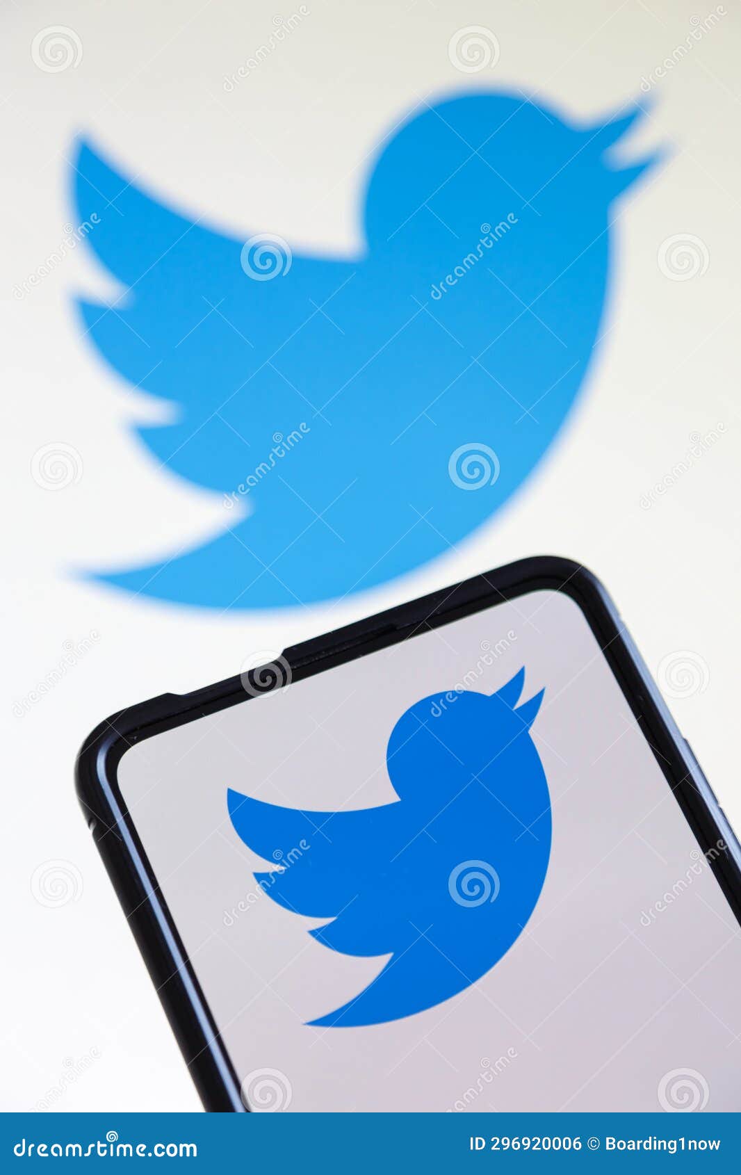 New Twitter Logo X. Elon Musk Change Twitter Logo. Smartphone With ...