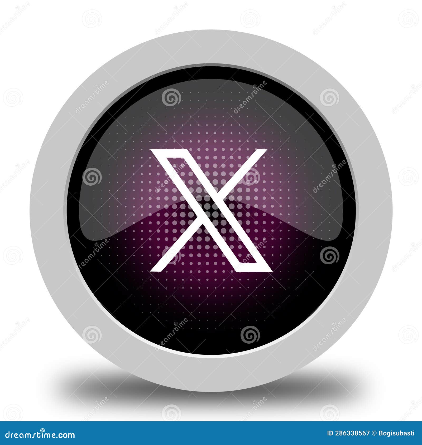 Twitter X New Logo Glossy stock image. Image of name - 286338567