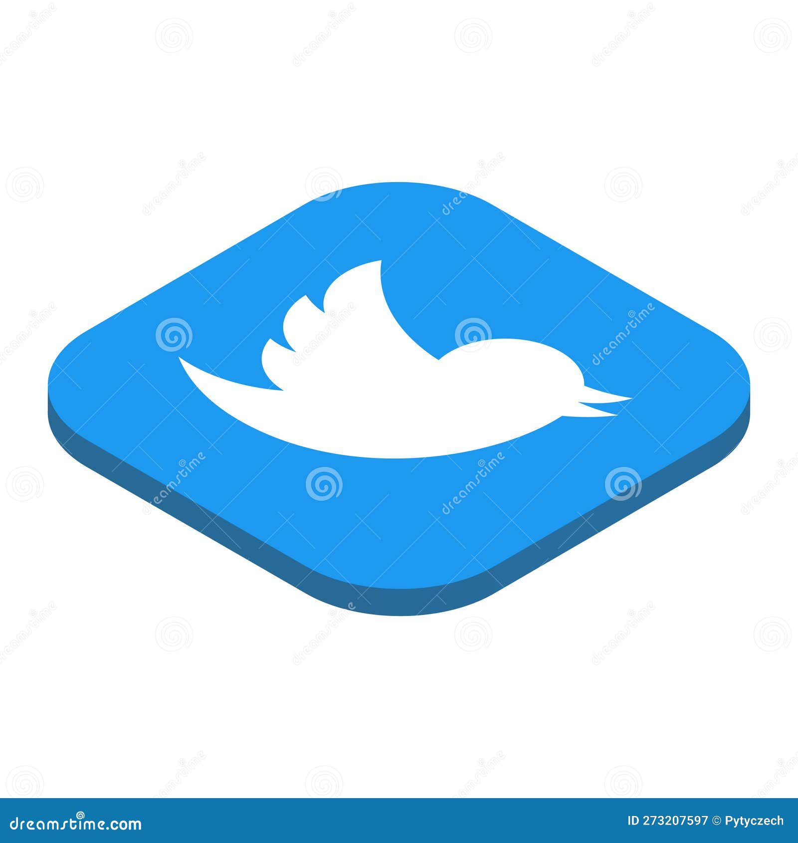 Twitter Social Media App Icon Editorial Photography - Illustration of ...
