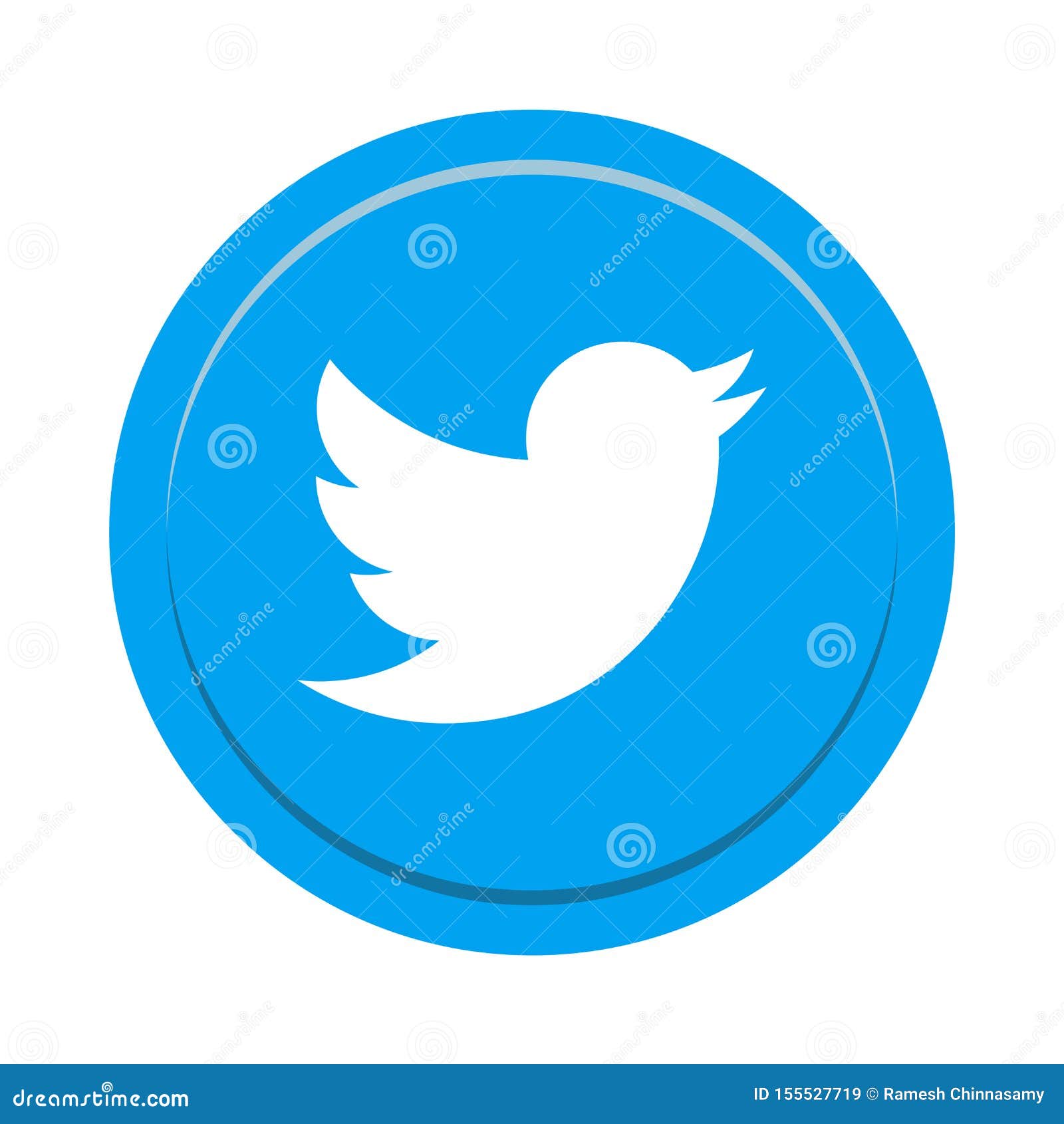 Twitter Logo Button