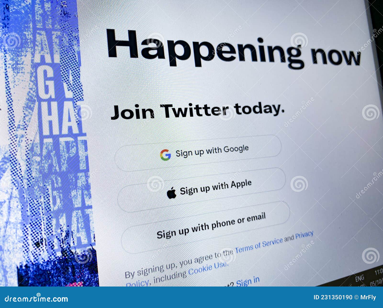 Twitter Web Page on a Computer Screen Editorial Image - Image of ...