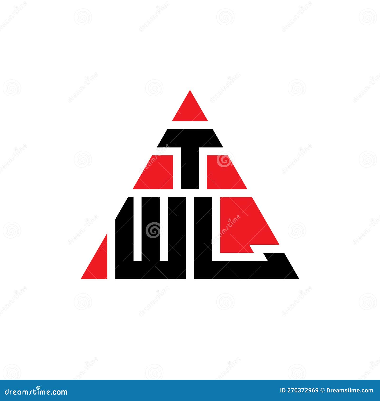 TWL Triangle Letter Logo Design with Triangle Shape. TWL Triangle Logo ...