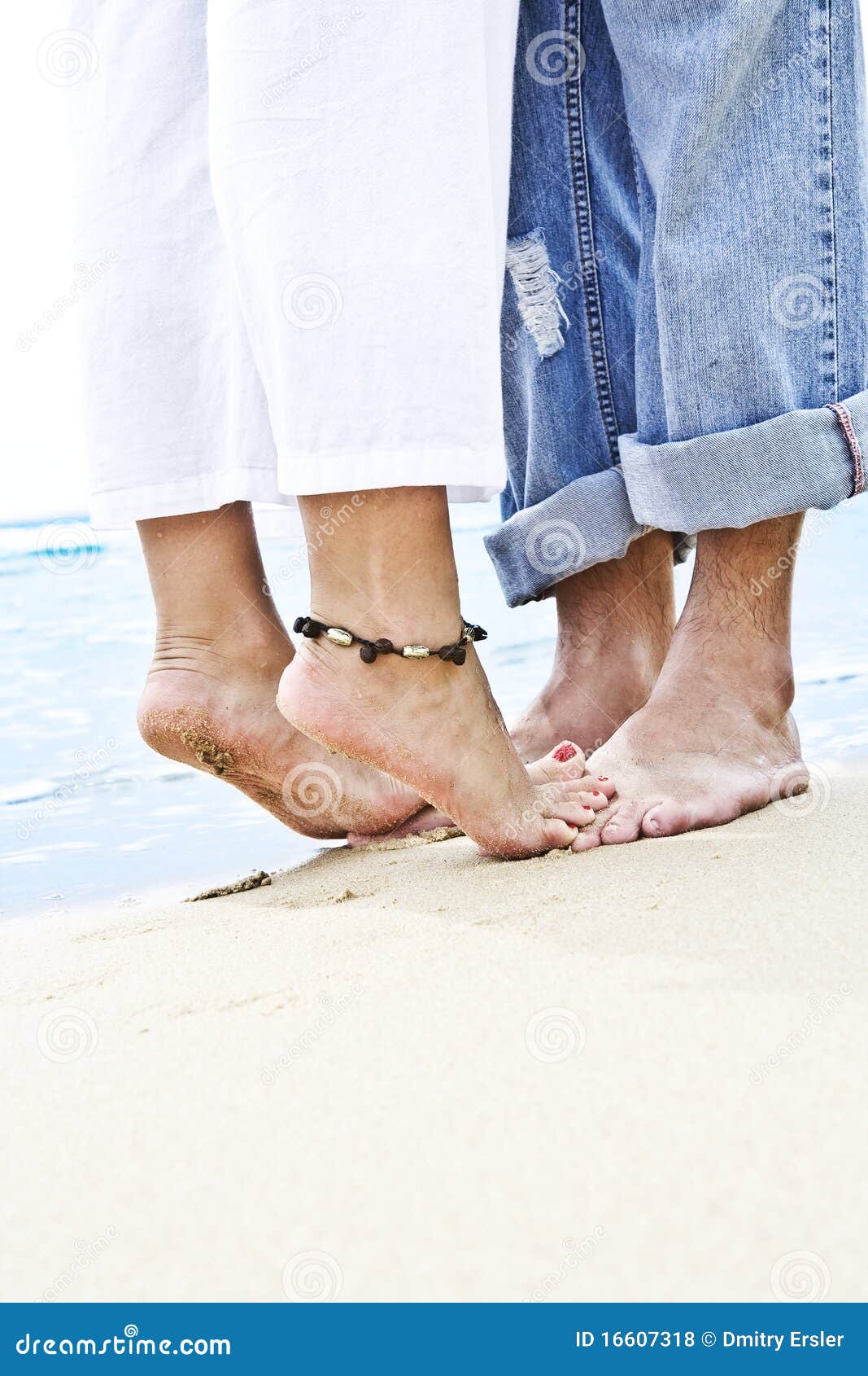 Two stock photo. Image of romance, feet, female, toes - 16607318