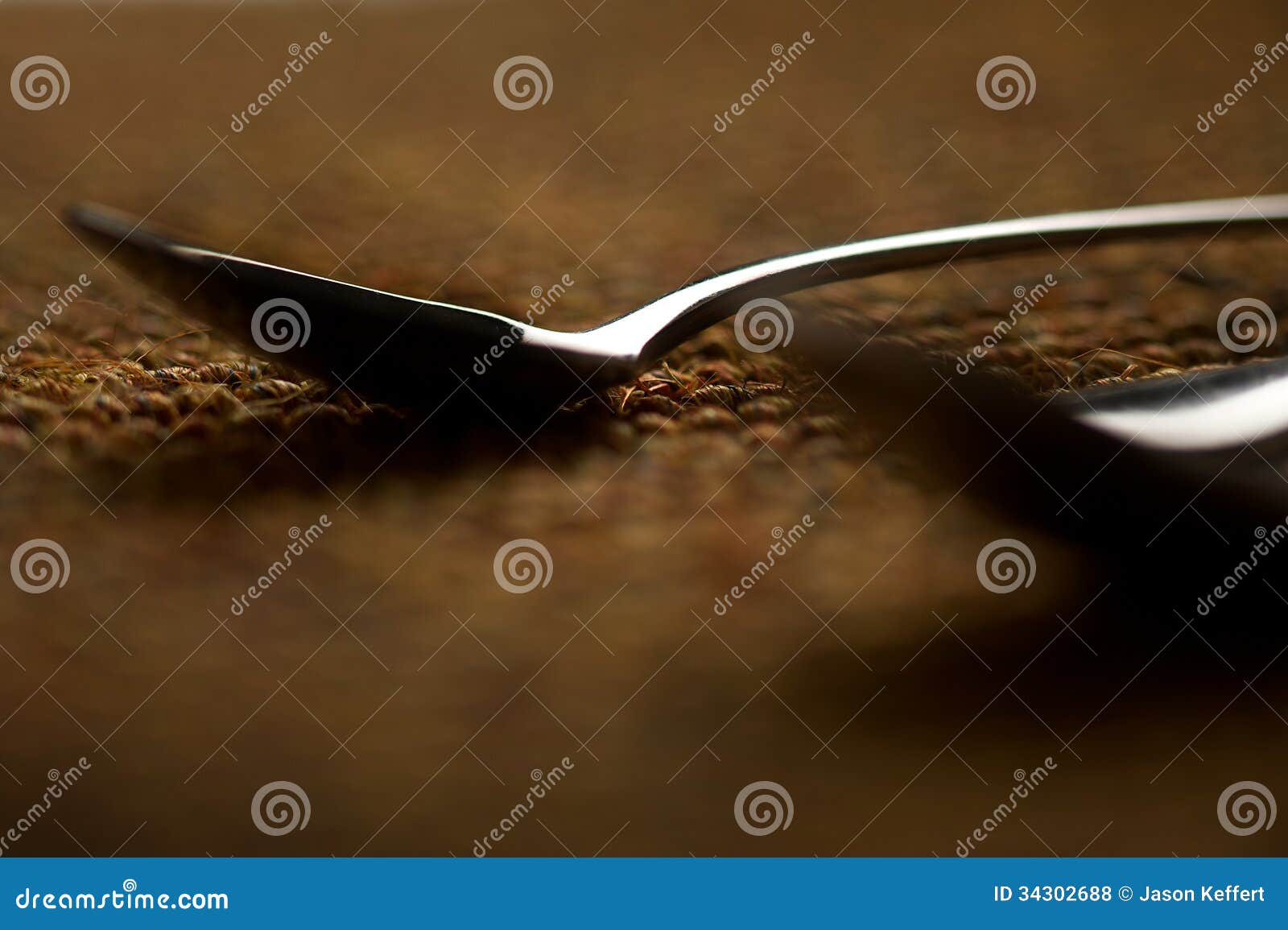 Two abstract spoons stock photo. Image of cutlery, restaurant - 34302688