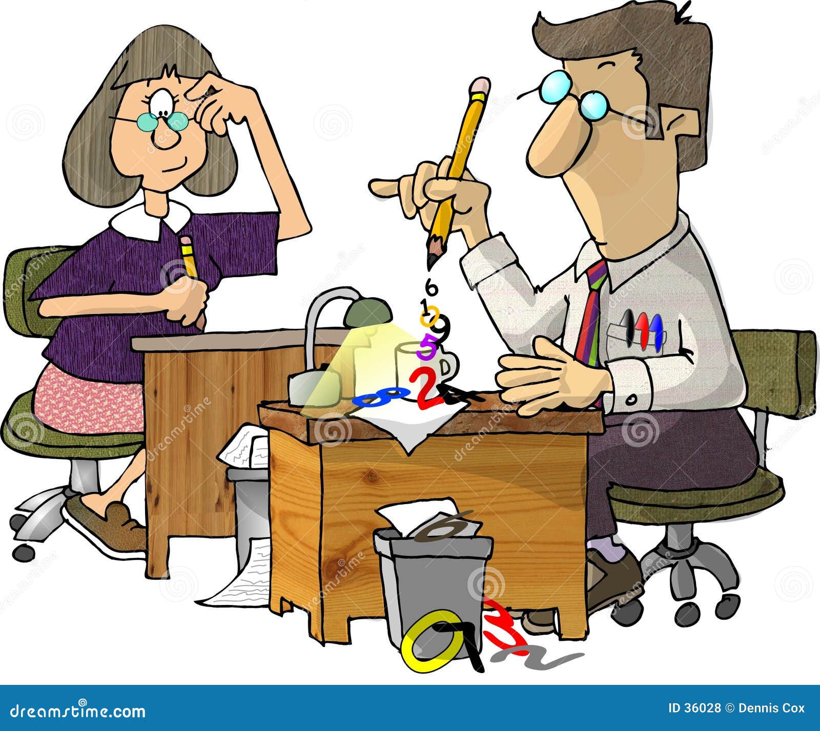 Female Accountant Clipart