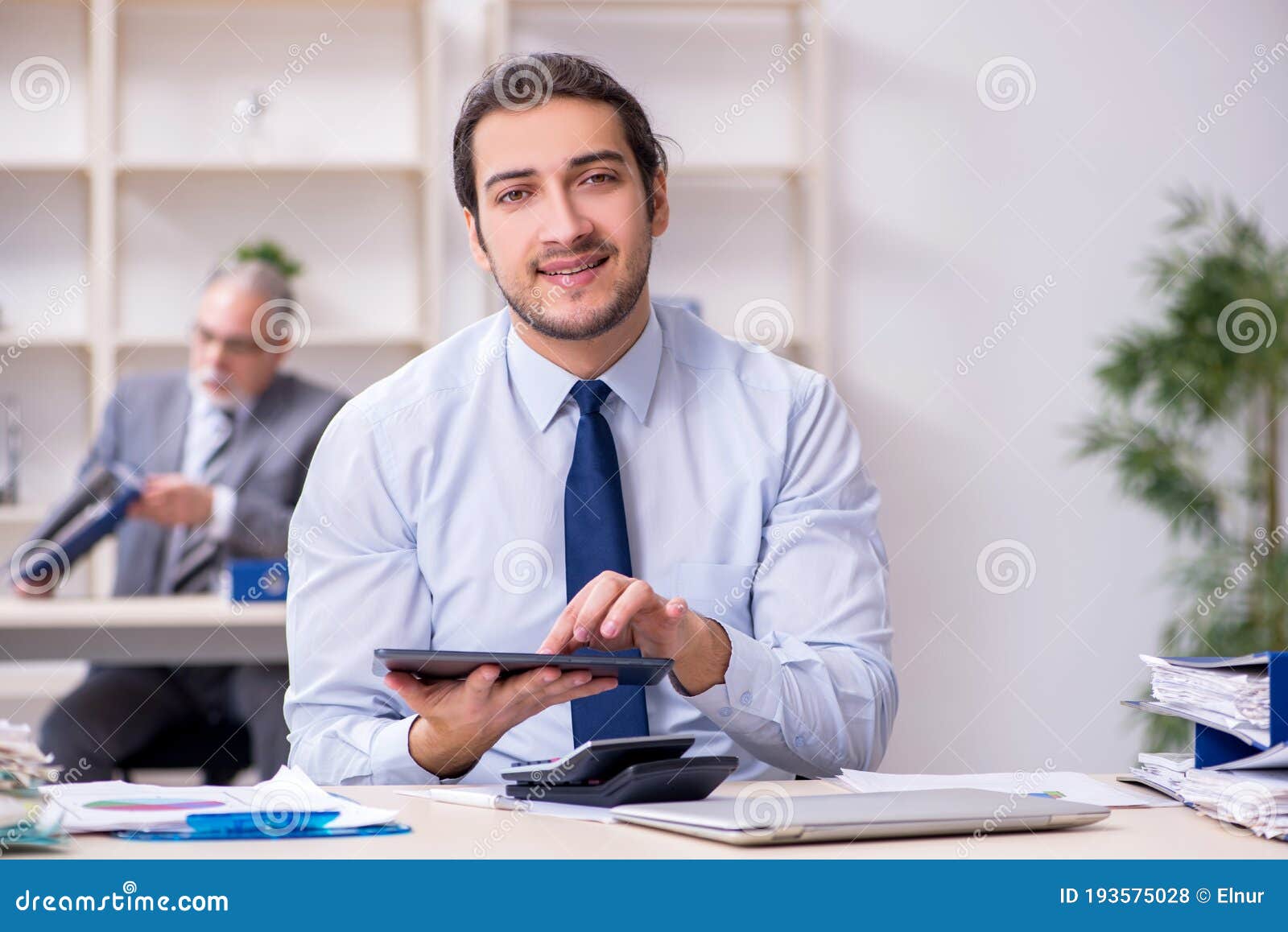 Two Accountants Working in the Office Stock Photo - Image of accountant ...