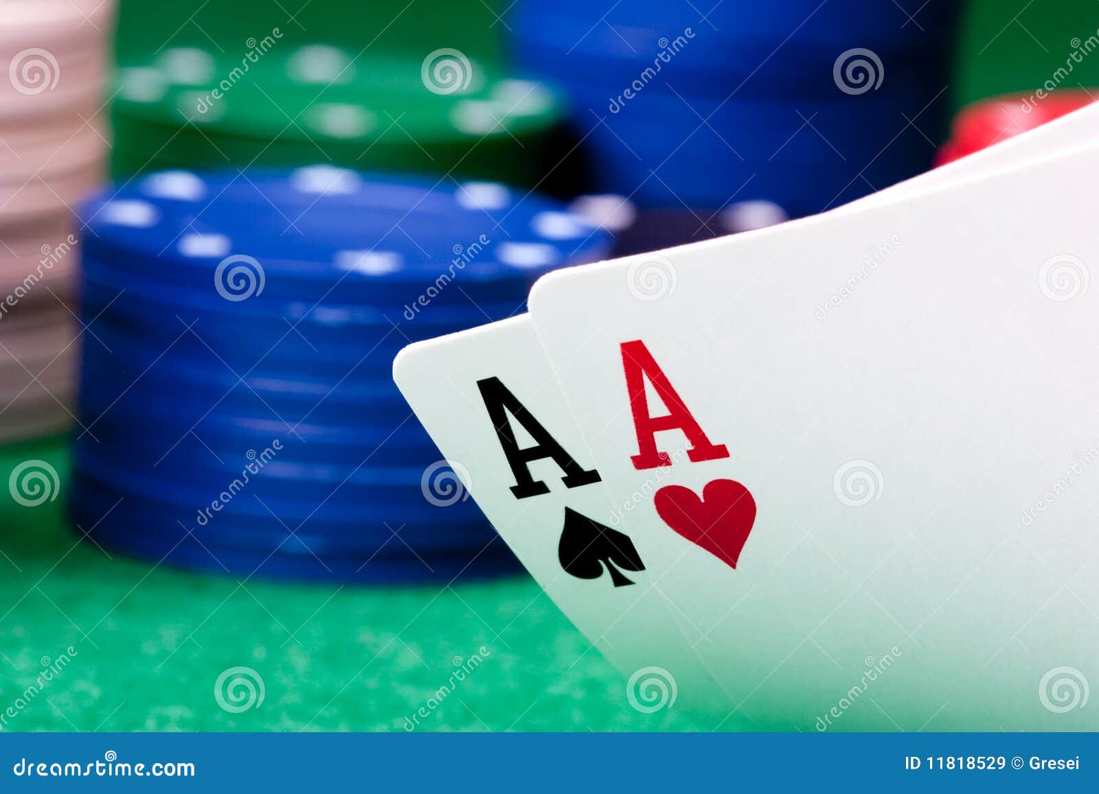 Two aces stock image. Image of pair, chips, success, selective - 11818529