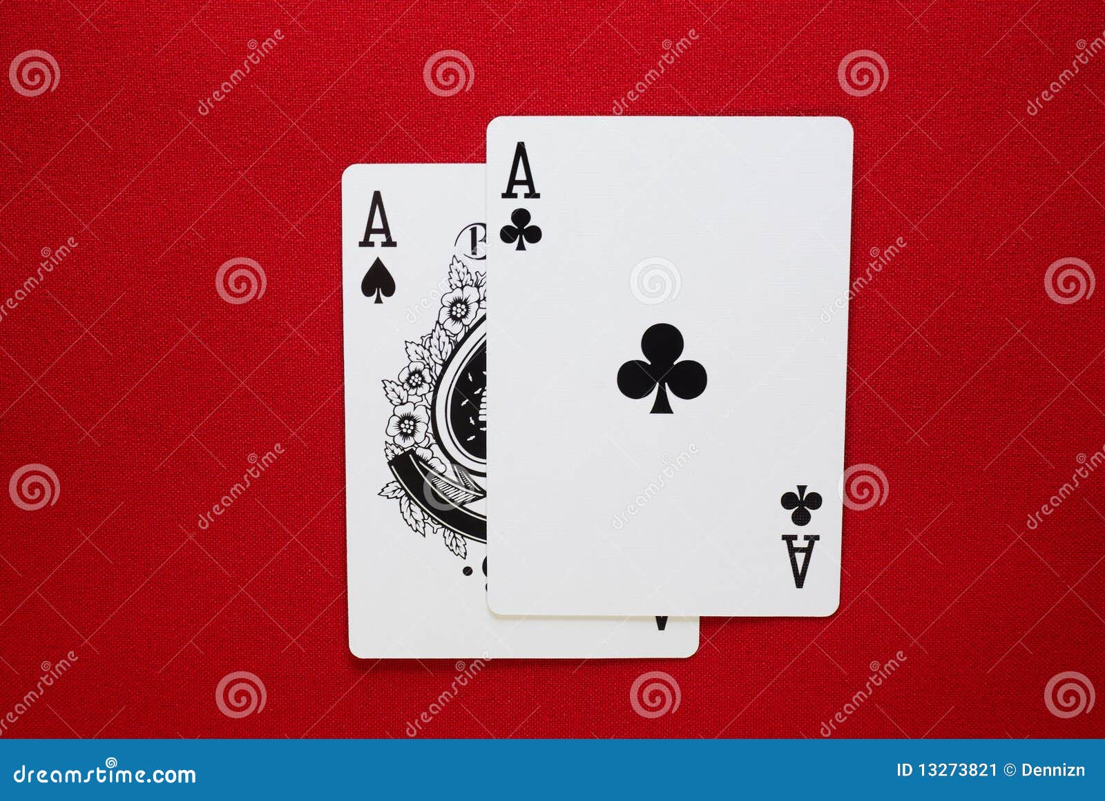 Two aces stock image. Image of cloth, flop, game, fold - 13273821