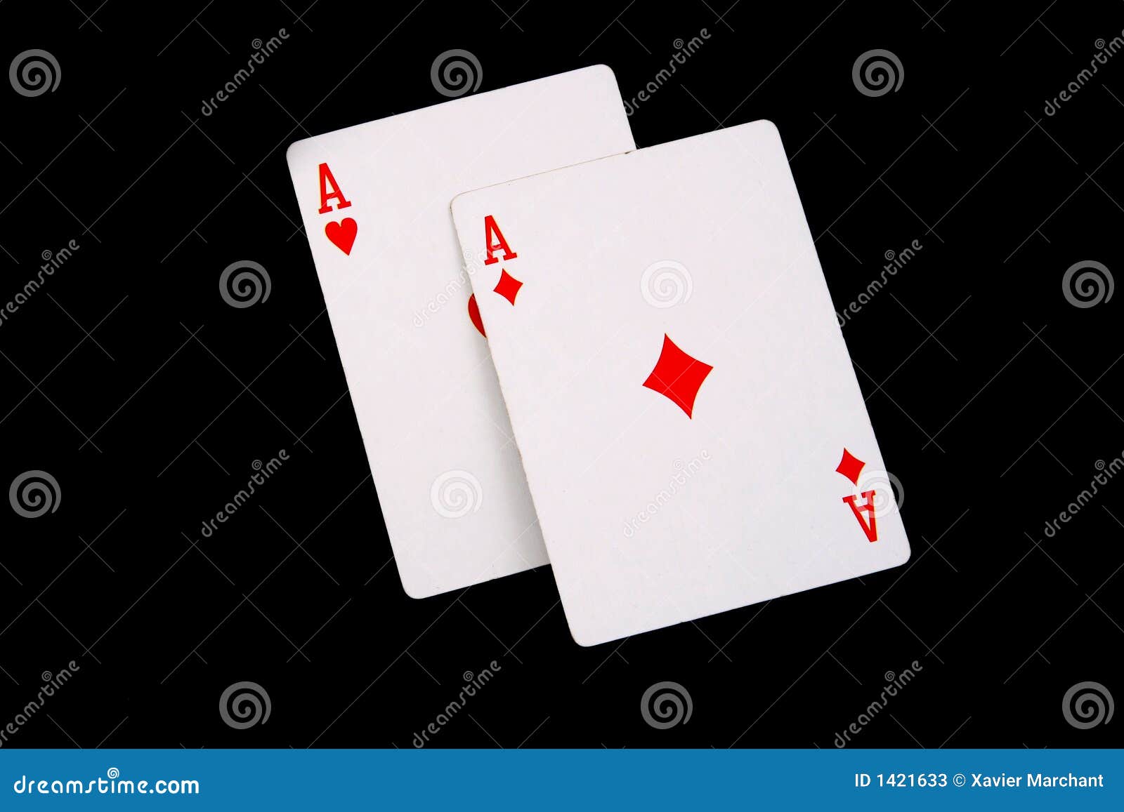 Two aces stock image. Image of isolated, money, aces, holdem - 1421633