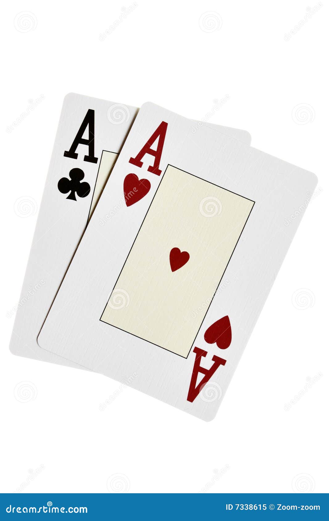 Two aces stock image. Image of hold, casino, entertainment - 7338615