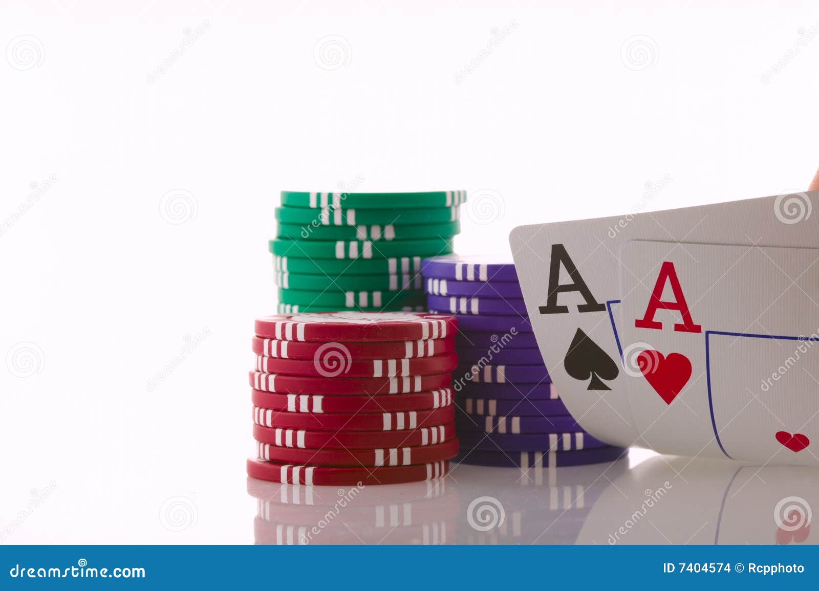 Two Aces stock photo. Image of focus, isolated, heart - 7404574