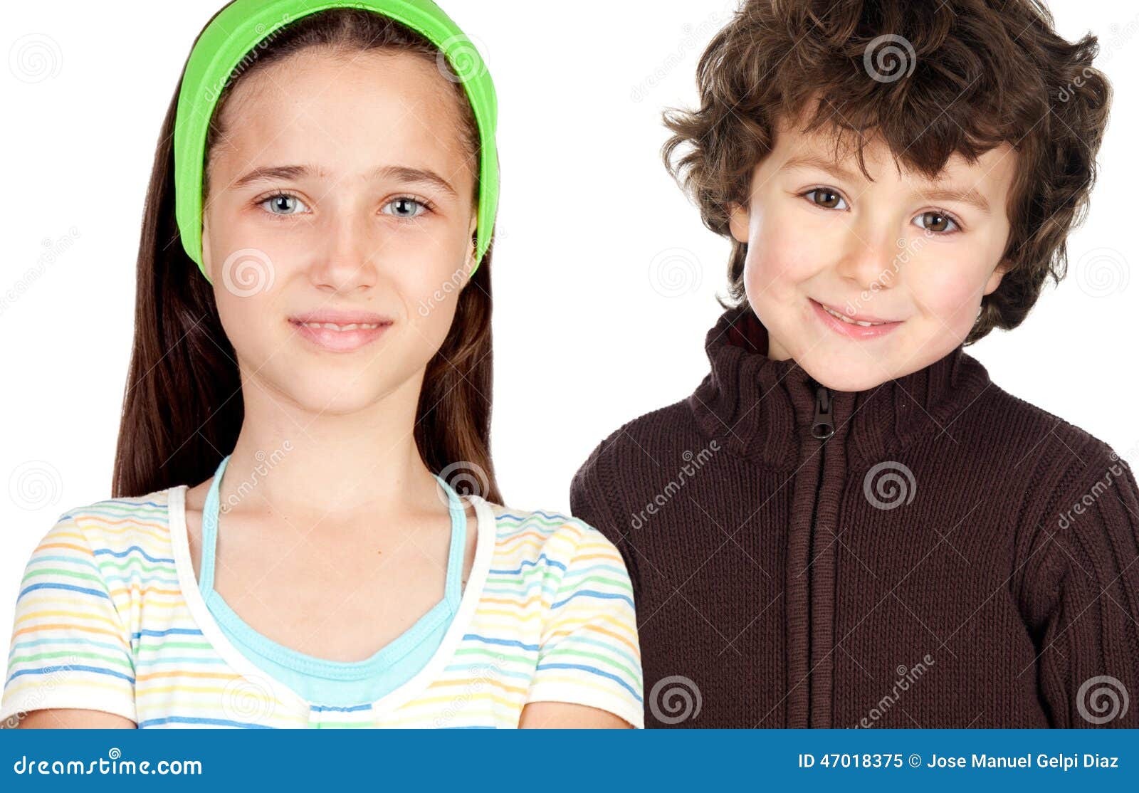 Two adorable children stock image. Image of lifestyle - 47018375