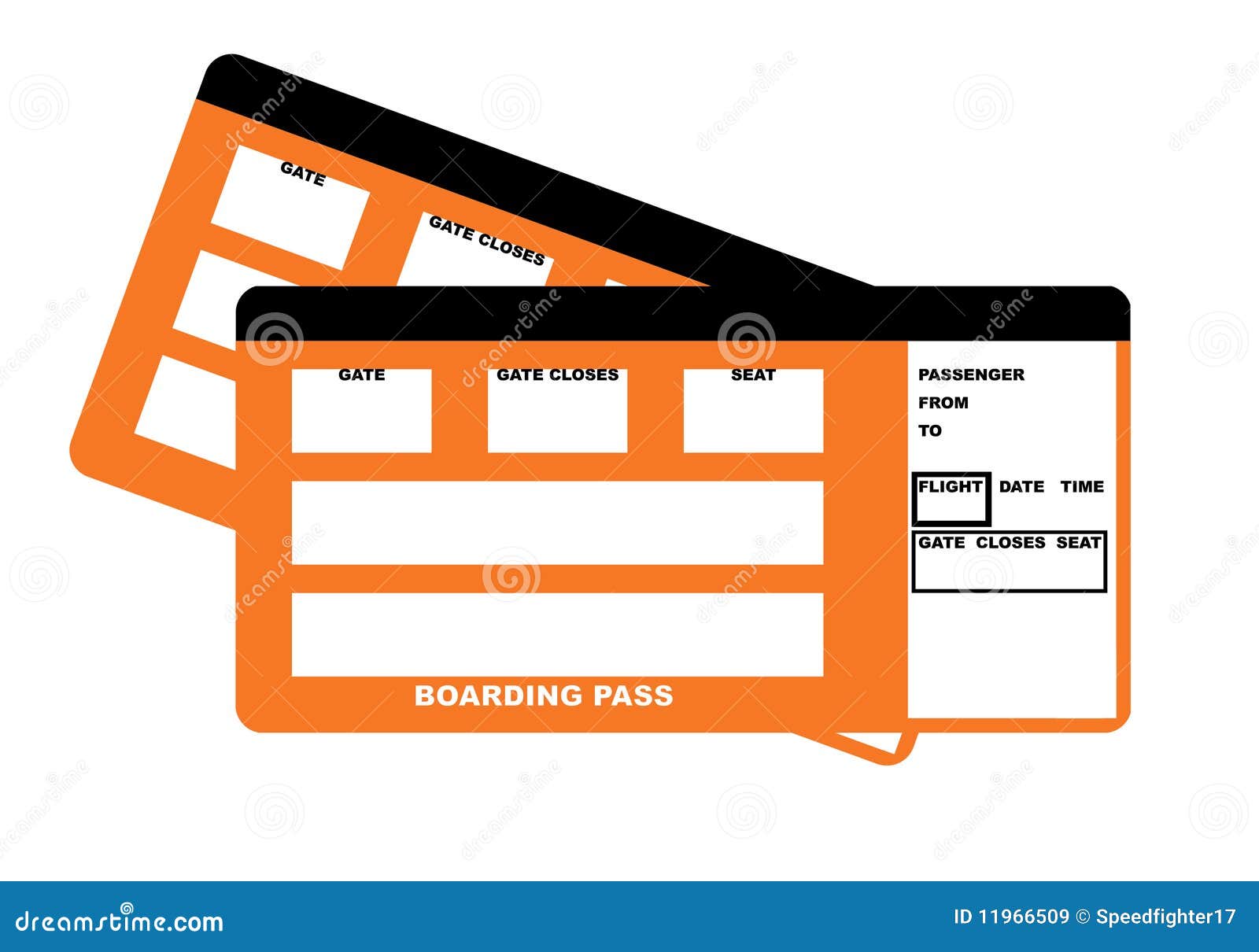 Airline Boarding Passes Stock Illustrations – 122 Airline Boarding ...