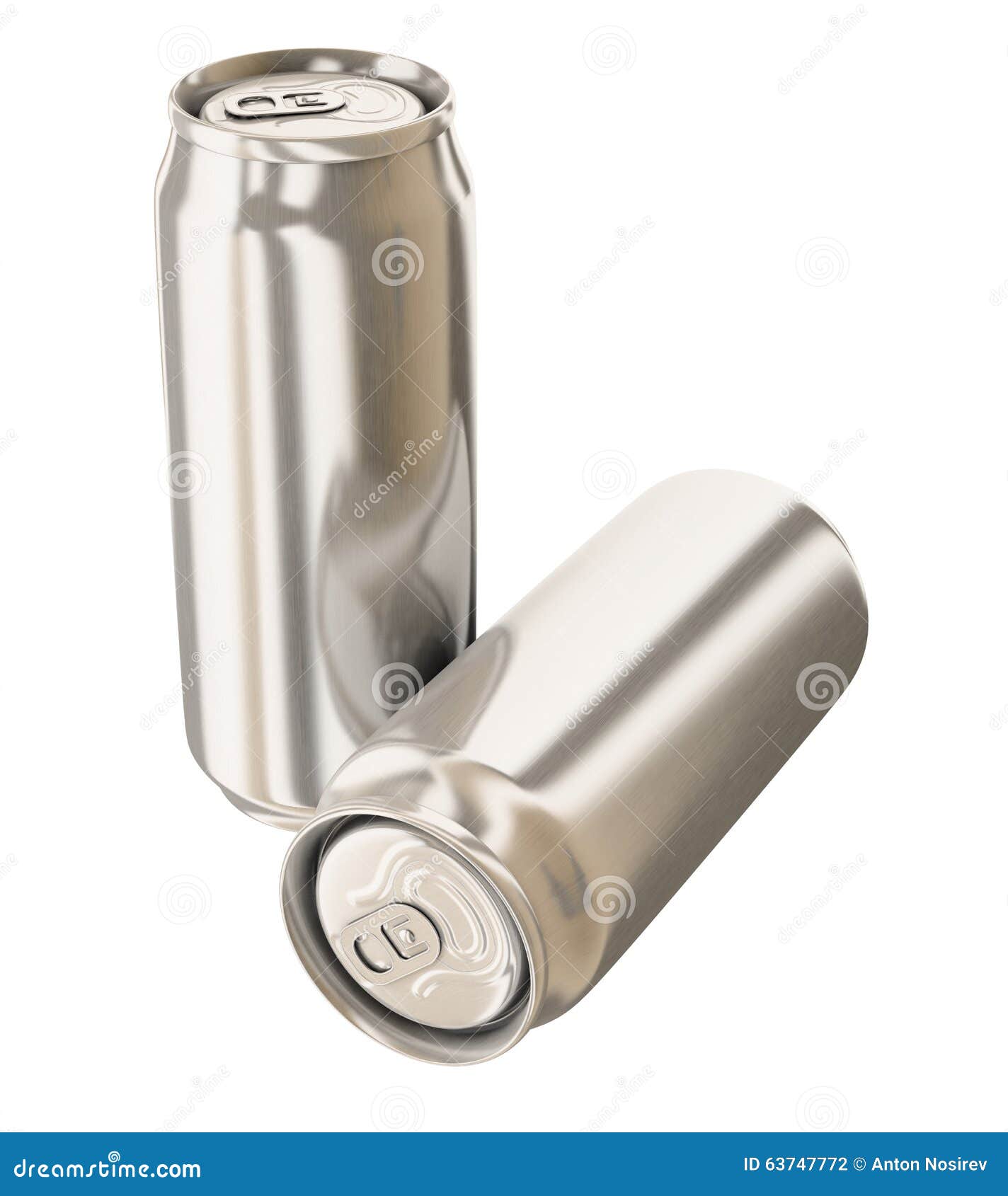 Two aluminum cans stock illustration. Illustration of cola - 63747772
