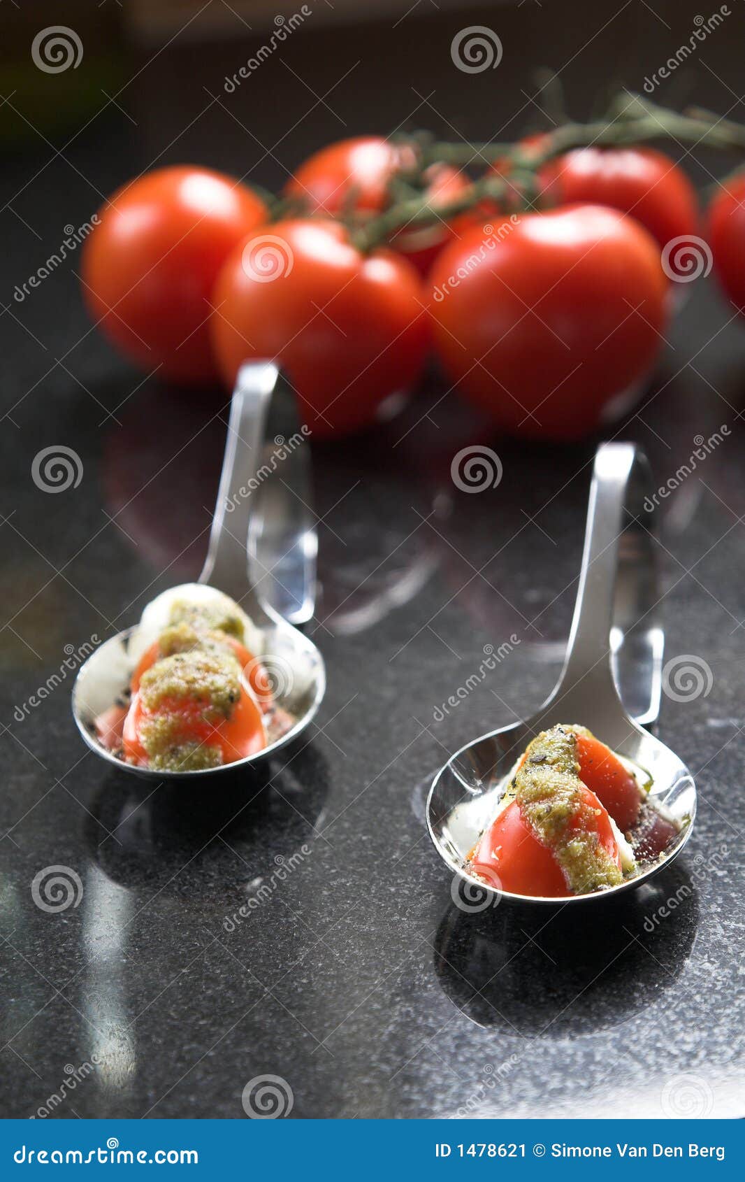 Amuse-bouche On Plates. Royalty-Free Stock Photography | CartoonDealer ...
