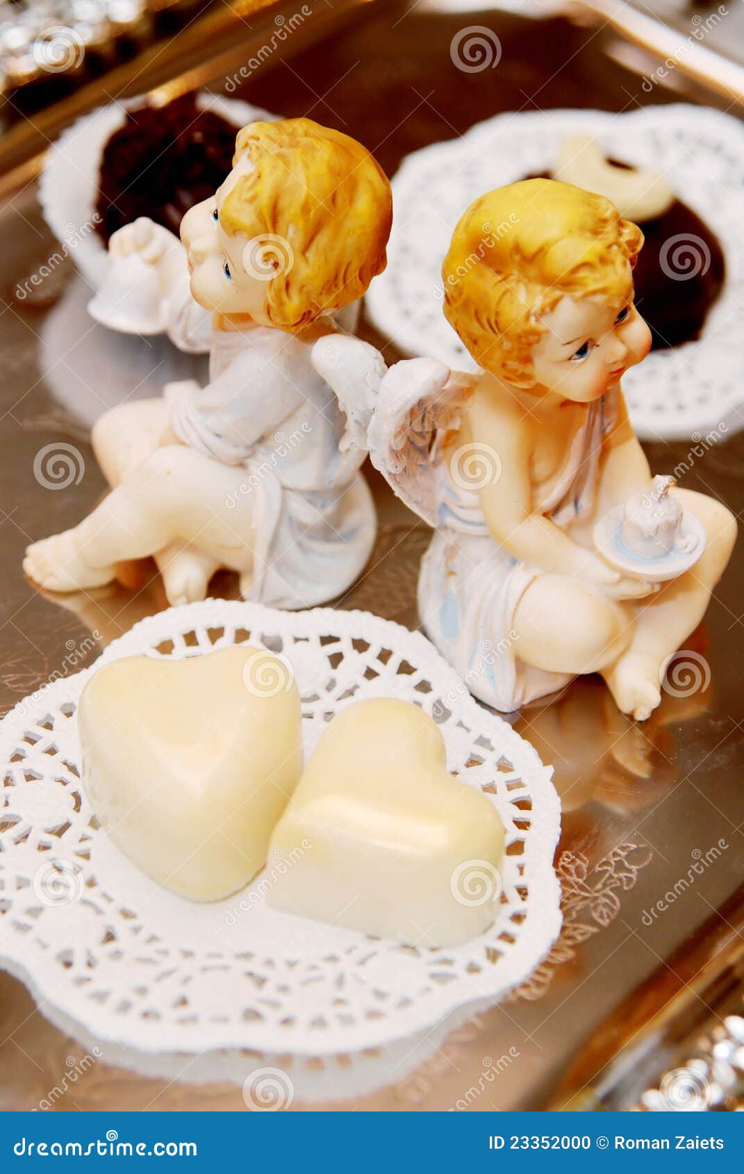 Two angels stock photo. Image of brown, luxury, cuisine - 23352000