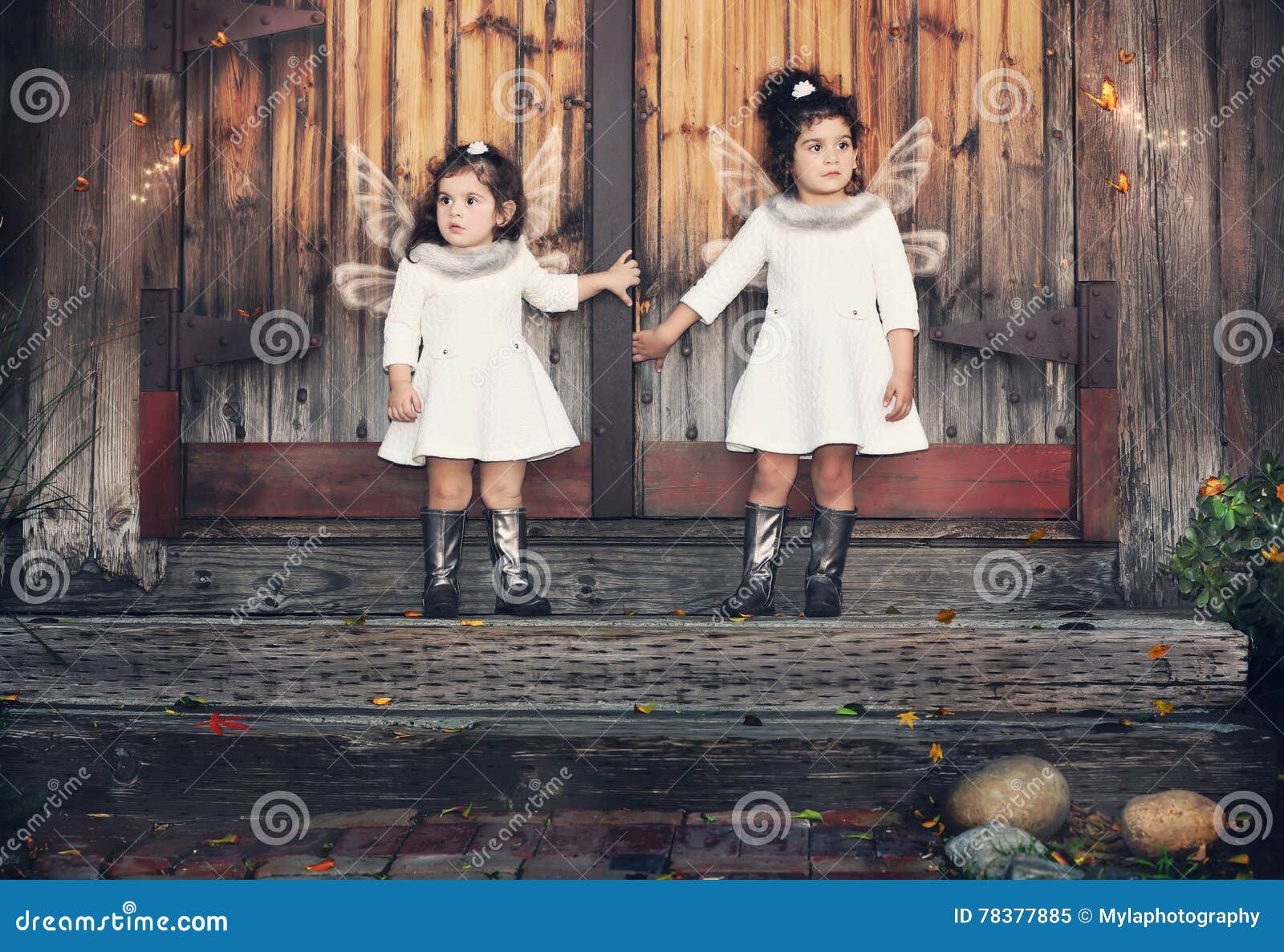 Two angels stock image. Image of fall, capistrano, door - 78377885