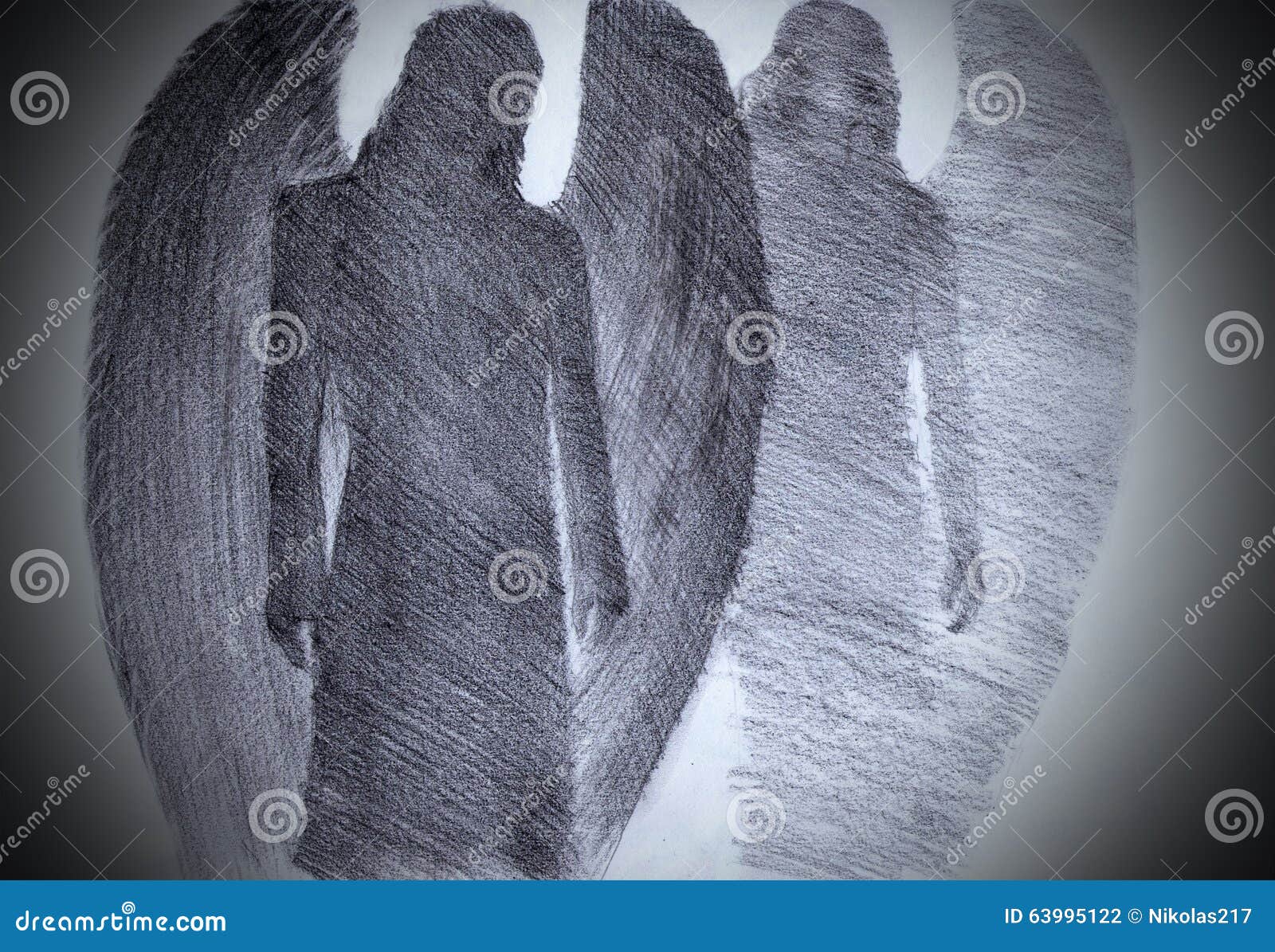 Two angels stock photo. Image of christianity, christ - 63995122