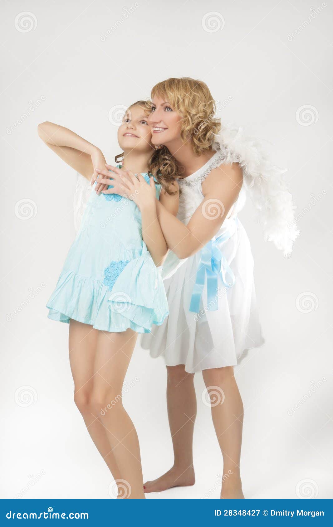 Two angels talking stock image. Image of 3035, couple - 28348427