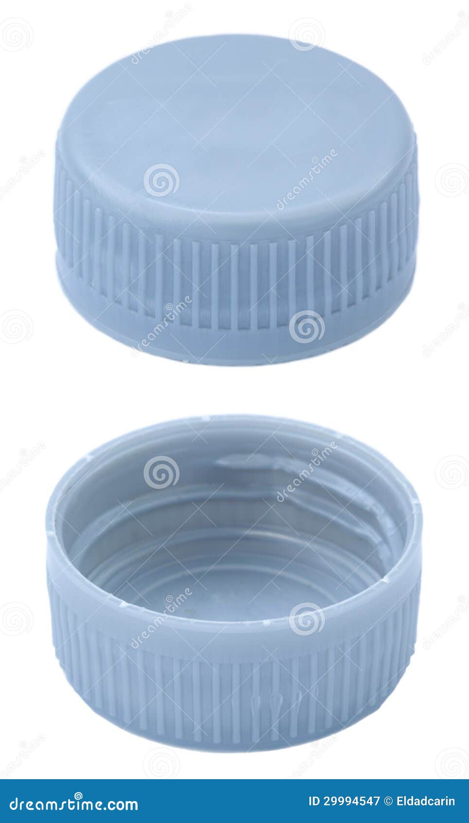 Isolated Silver Plastic Bottle Caps Stock Image - Image of objects ...