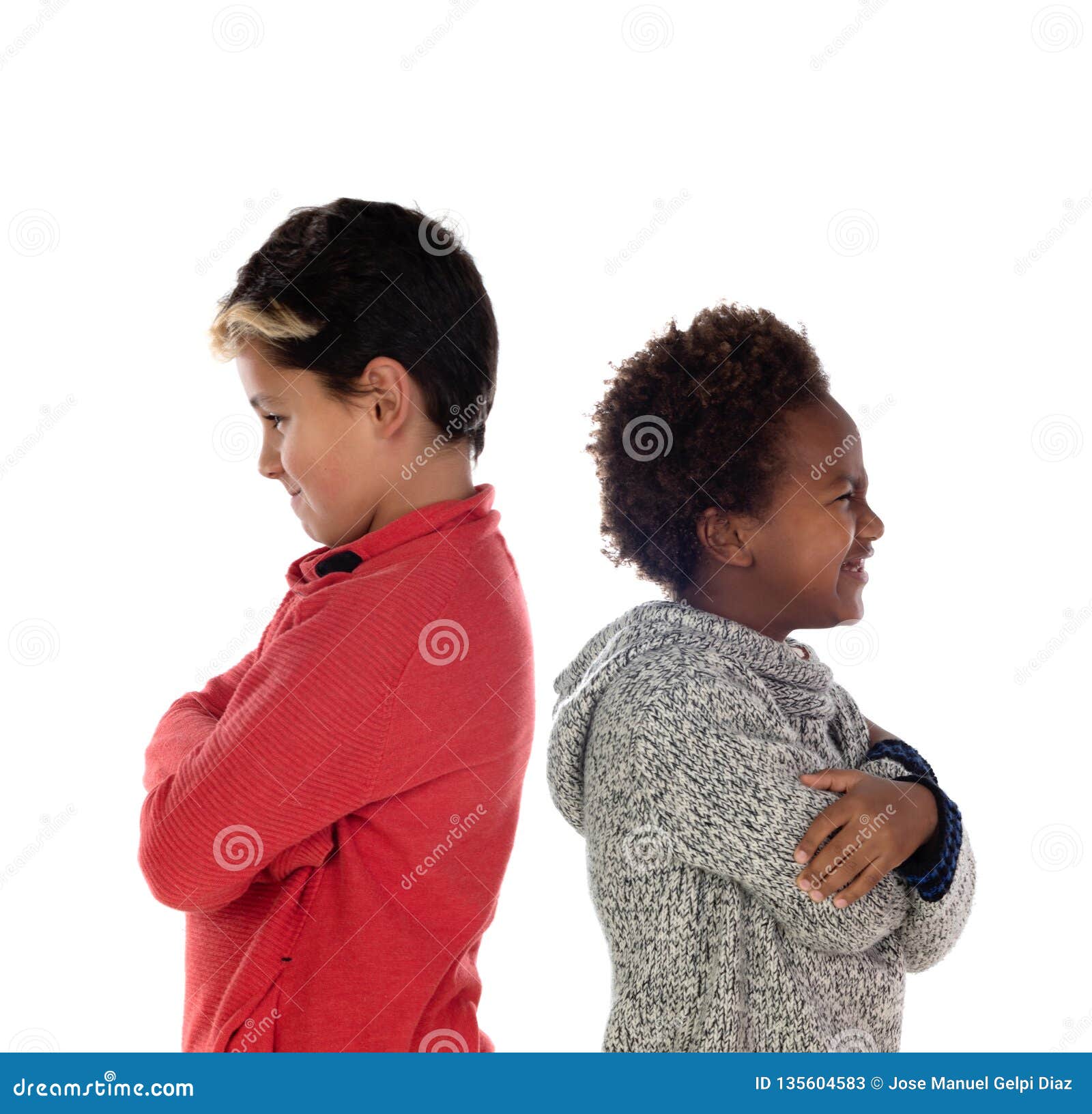 Two Angry Brothers Quarreling Stock Image | CartoonDealer.com #129509755