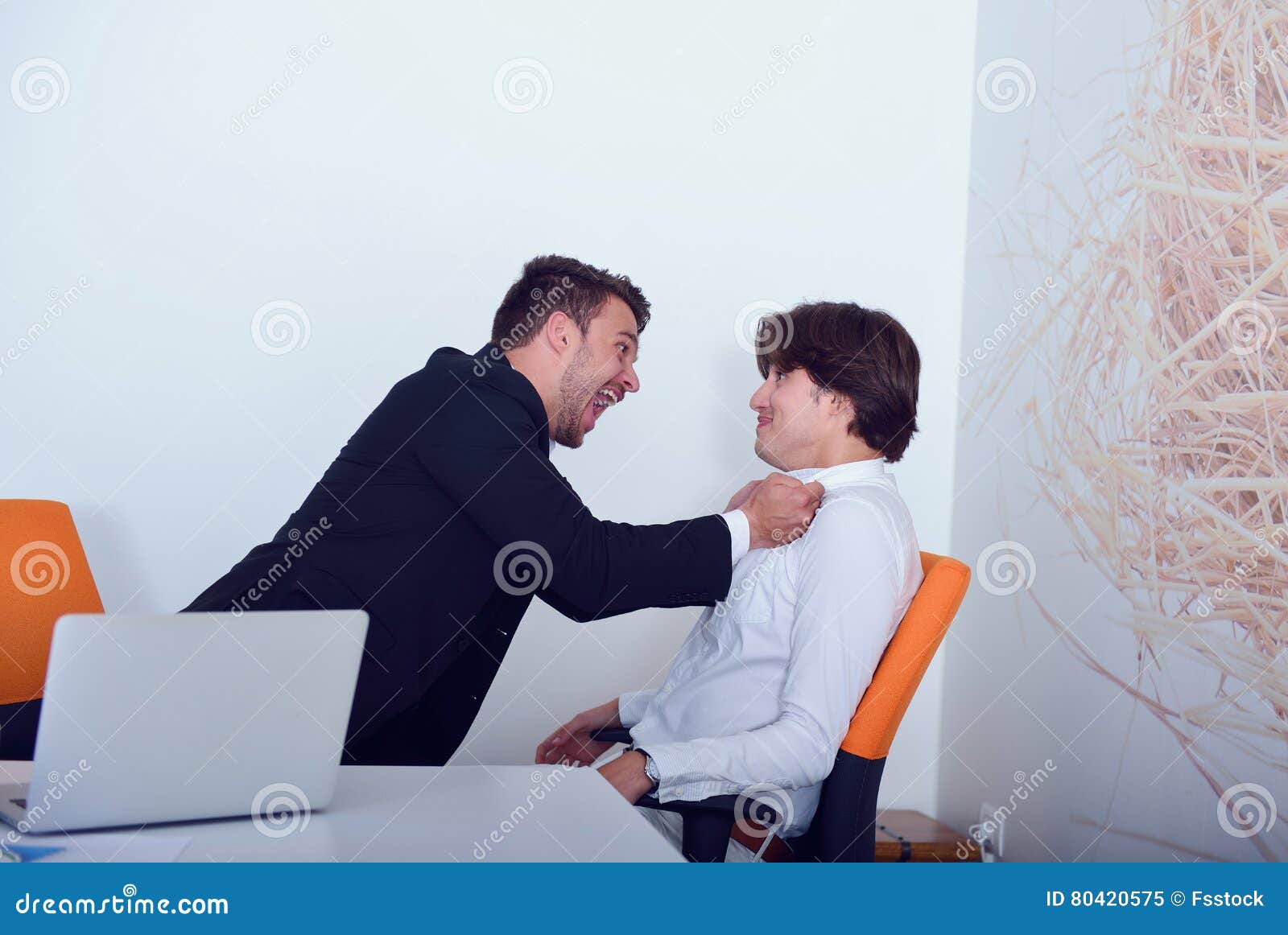 Two Angry Business Colleagues during an Argument Stock Image - Image of ...