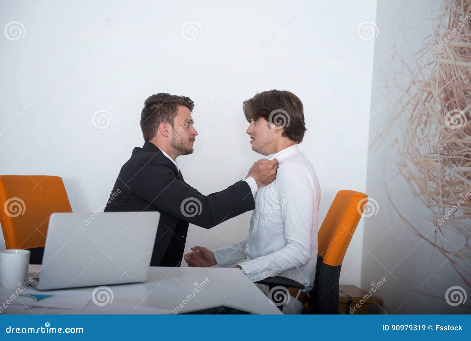 Two Angry Business Colleagues during an Argument Stock Image - Image of ...