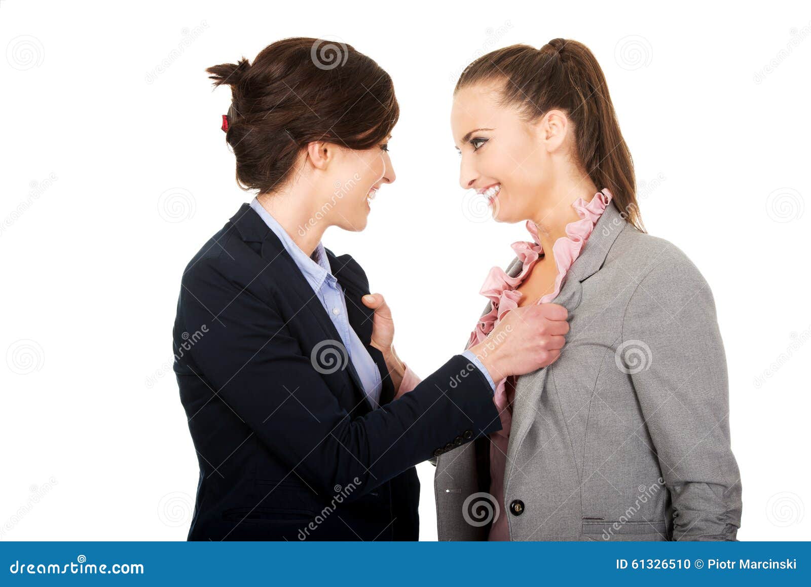 Two angry businesswomans. stock photo. Image of people - 61326510