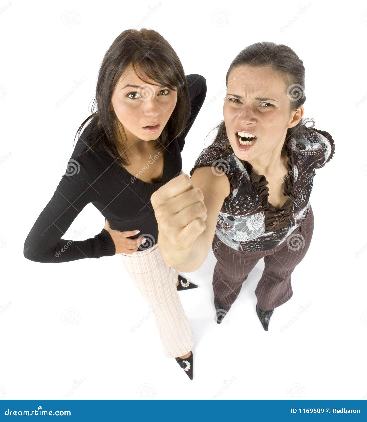Two Angry Women Royalty Free Stock Images - Image: 1169509