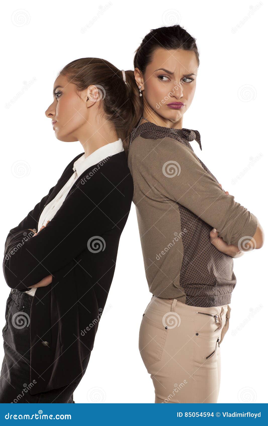 Two angry women stock photo. Image of adult, attractive - 85054594