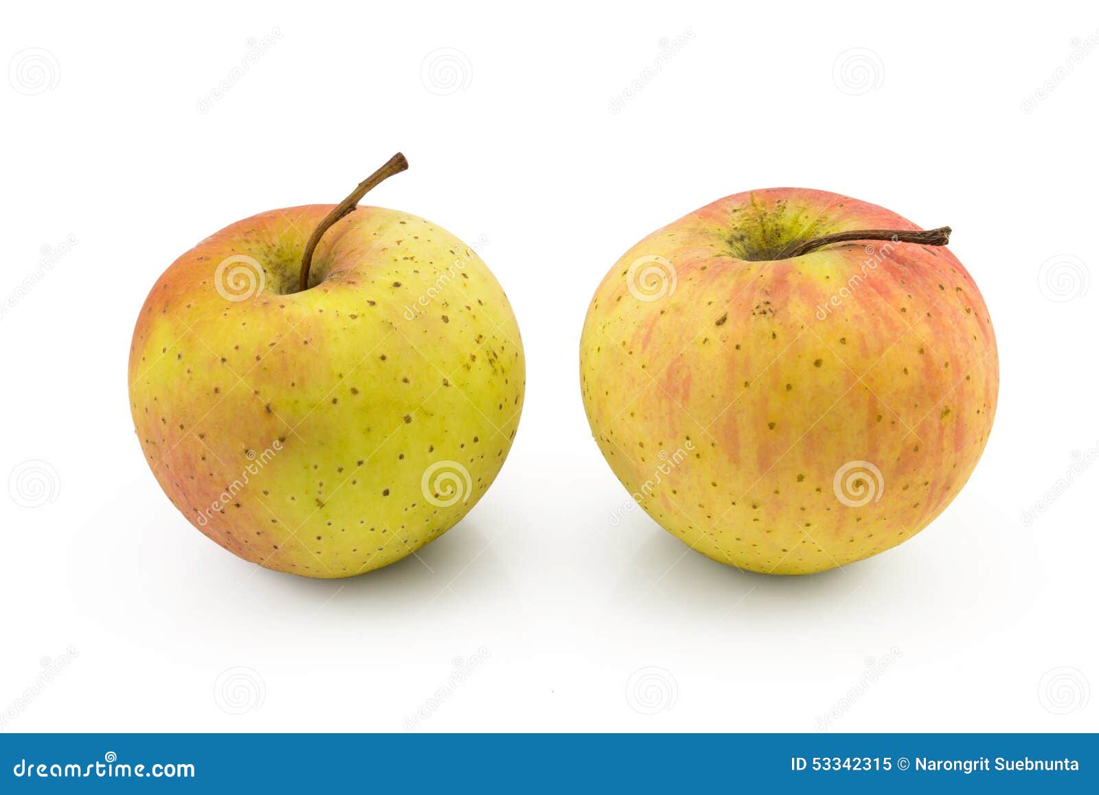 Two Apple on Isolated White Background Stock Image - Image of vitamin ...