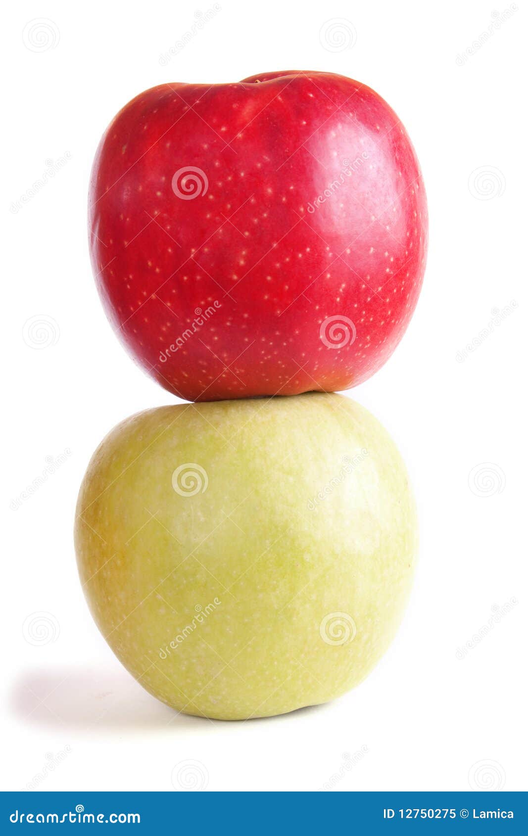 Two apples stock image. Image of fitness, diet, distinguish - 12750275