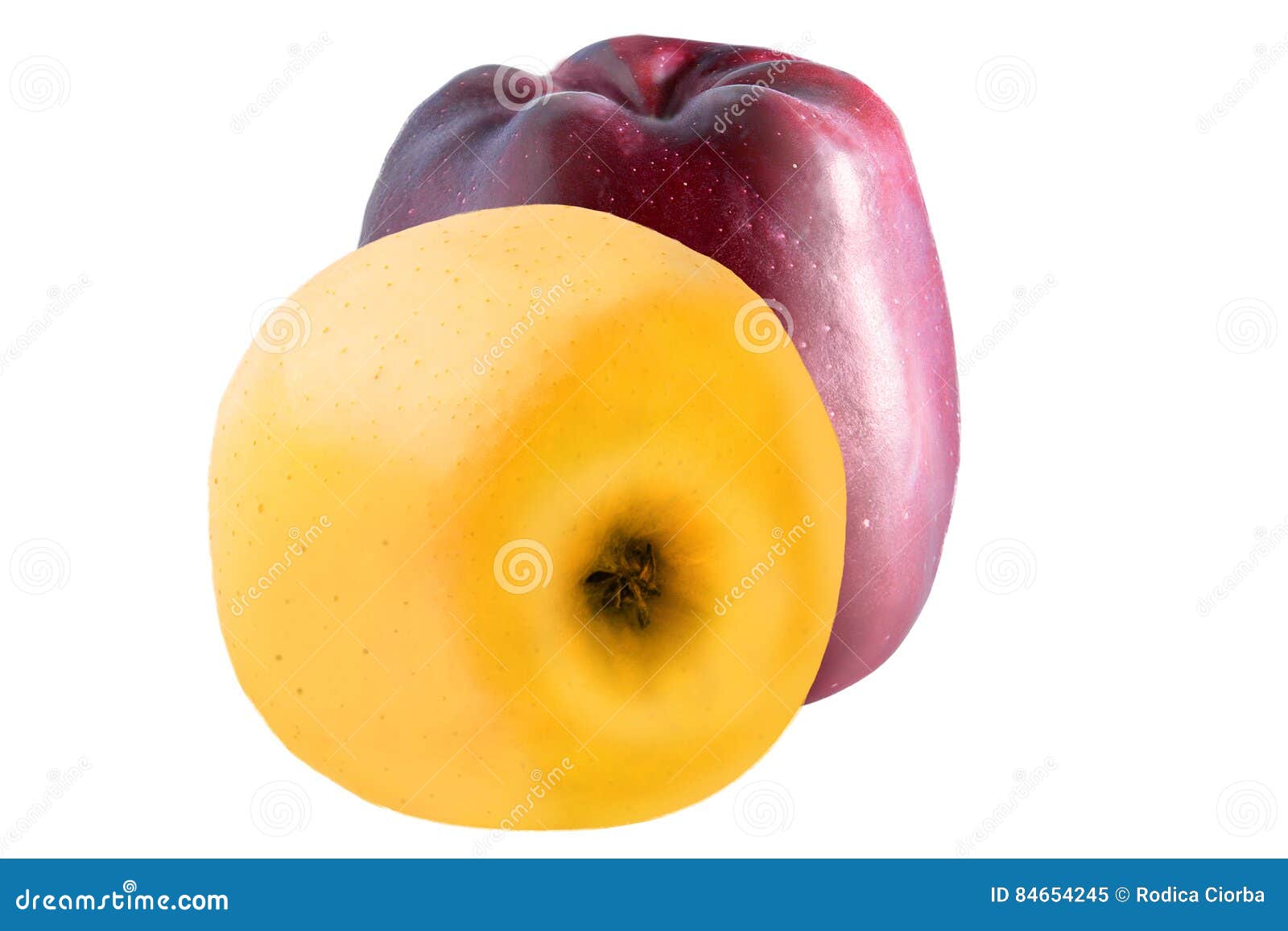 Two Apples Isolated on White Background Stock Image - Image of ...