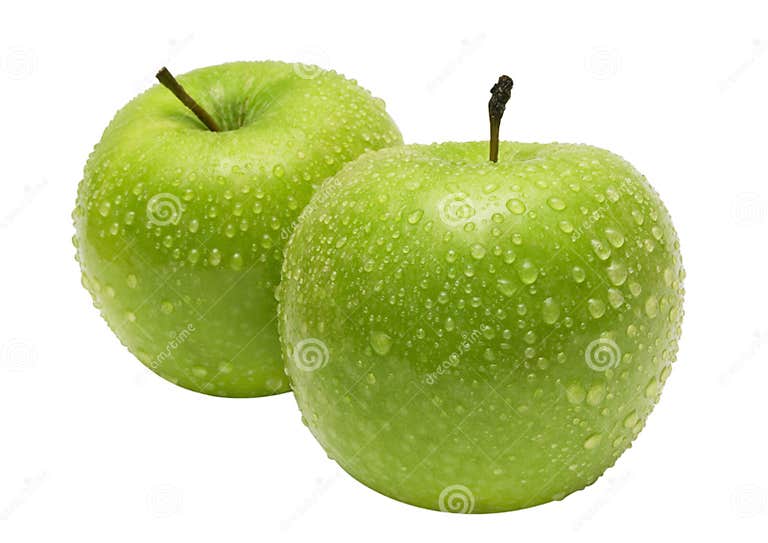 Two Apples Side by Side W/ Path Stock Image - Image of calorie, fruit ...