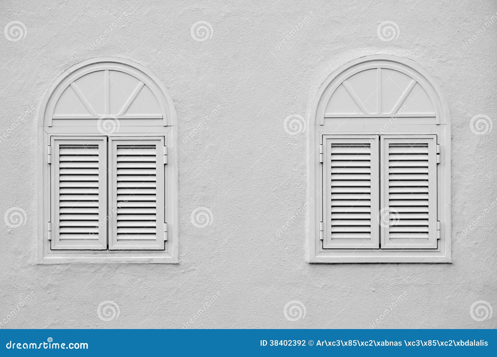 Two arched windows stock photo. Image of beautiful, europe - 38402392