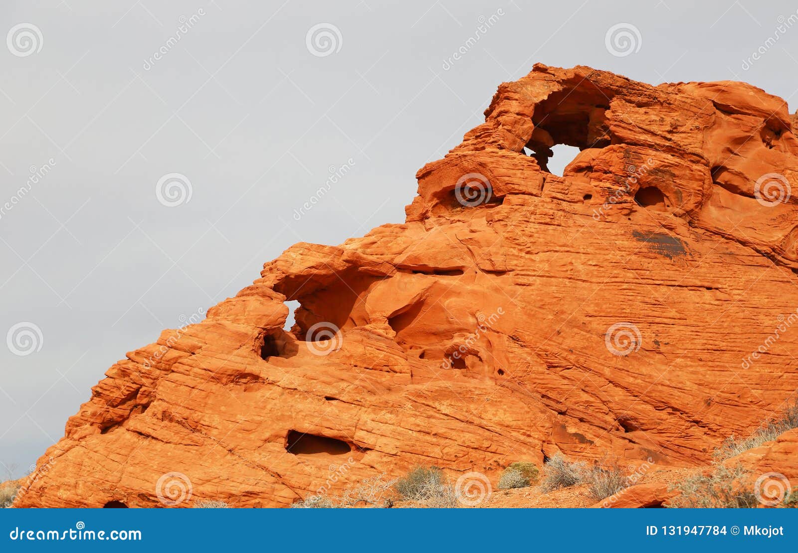 Two arches stock photo. Image of colorful, fire, geology - 131947784