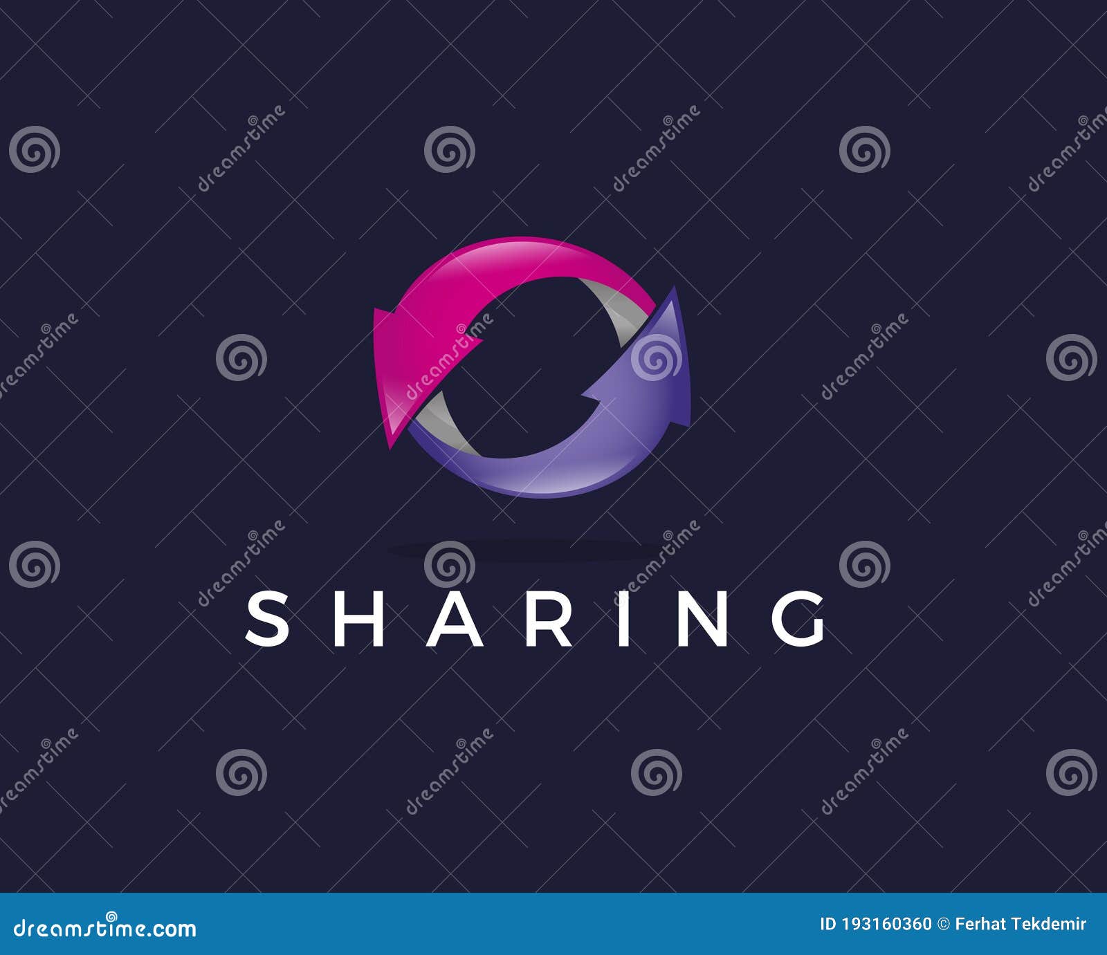 Minimal Sharing Logo Template - Vector Illustration Stock Vector ...