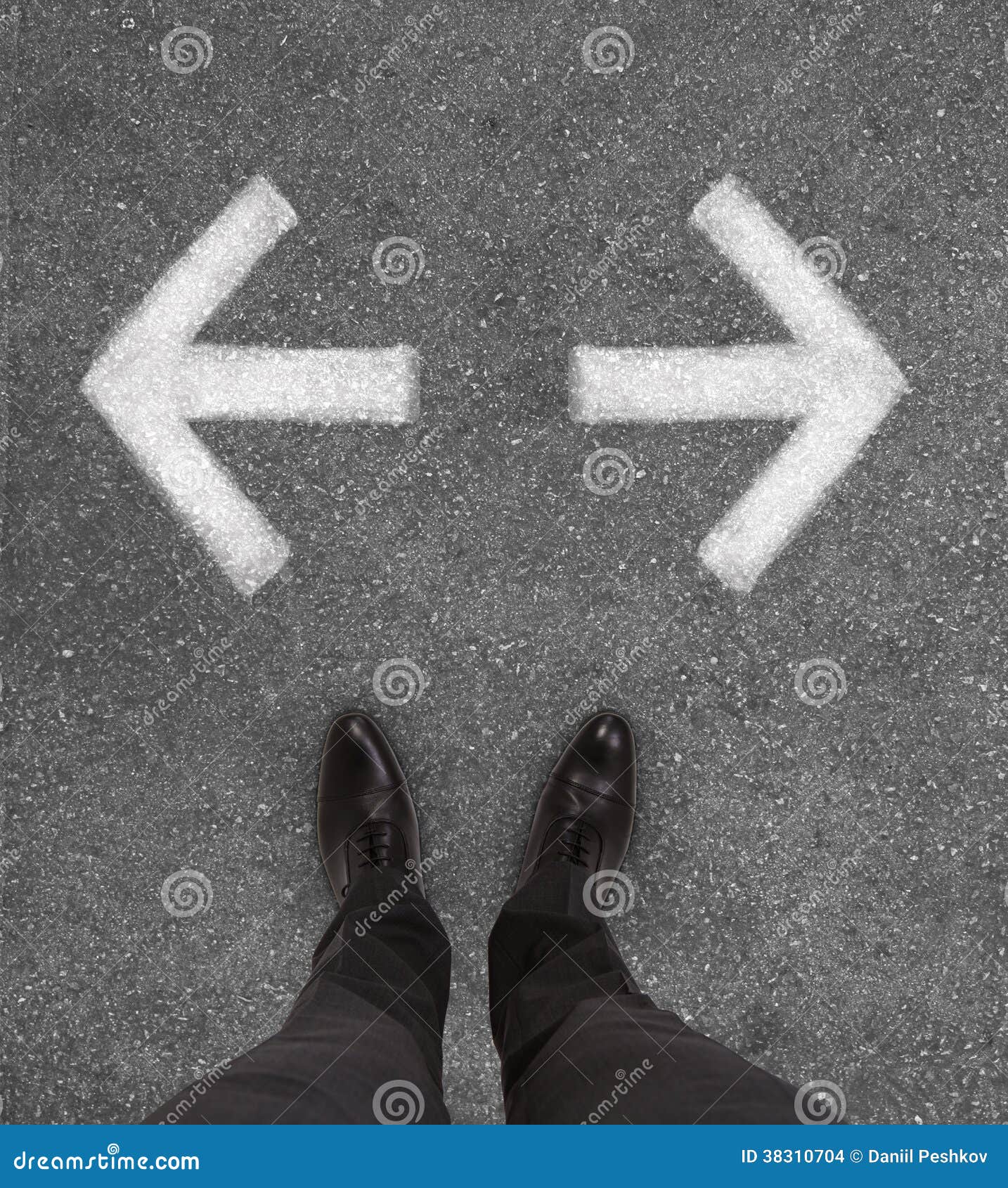 Two arrows stock photo. Image of business, direction - 38310704